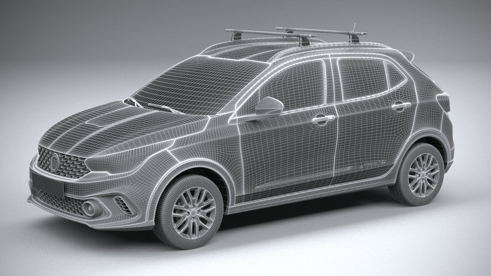 Fiat Argo Trekking 2019 - 3D Model by SQUIR