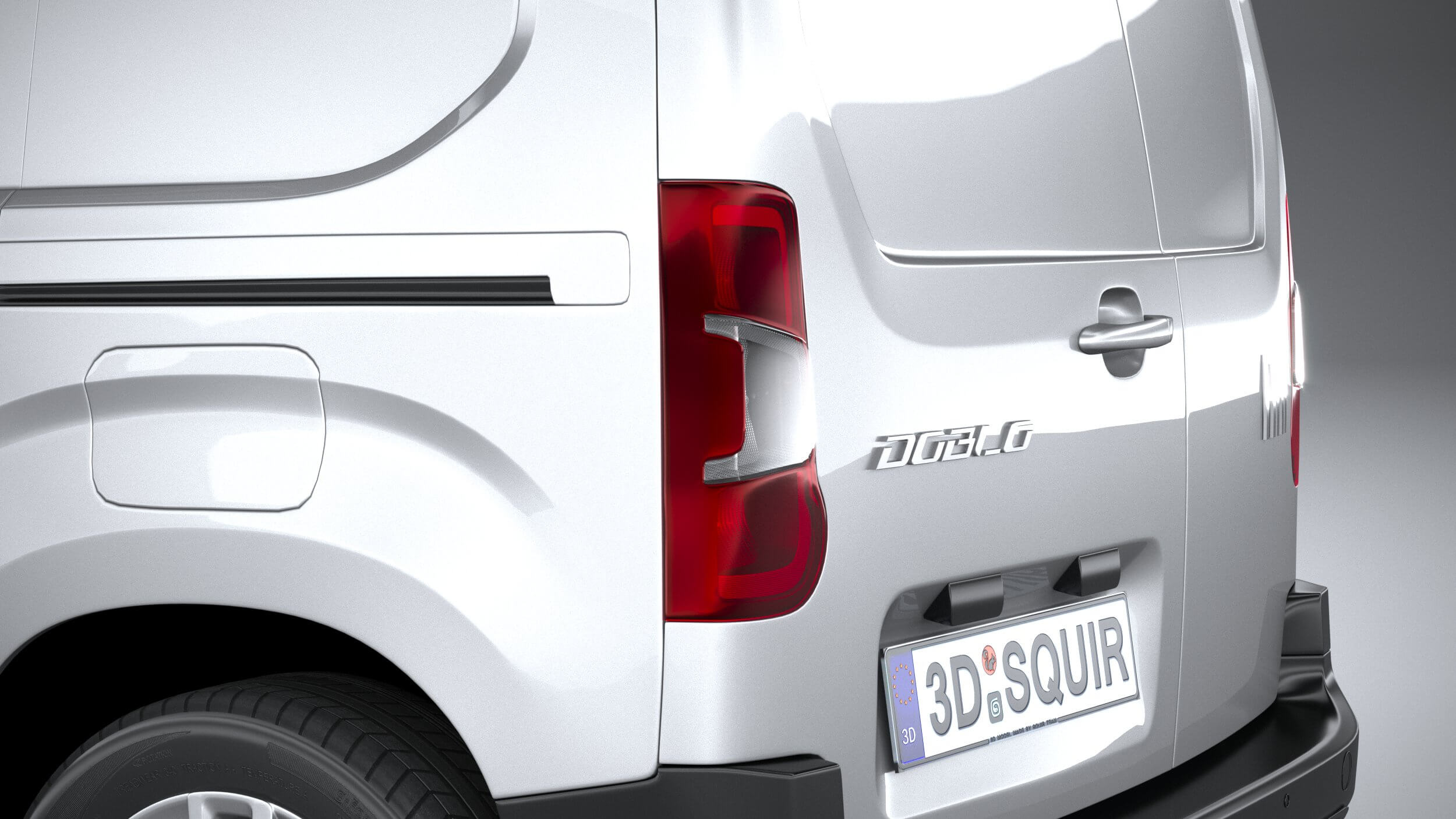 Fiat Doblo 2024 - 3D Model by SQUIR