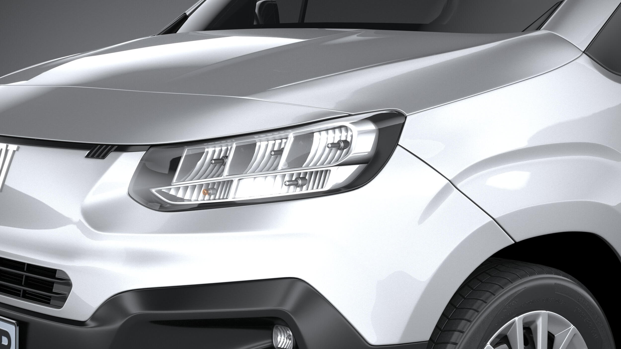 Fiat Doblo 2024 - 3D Model by SQUIR