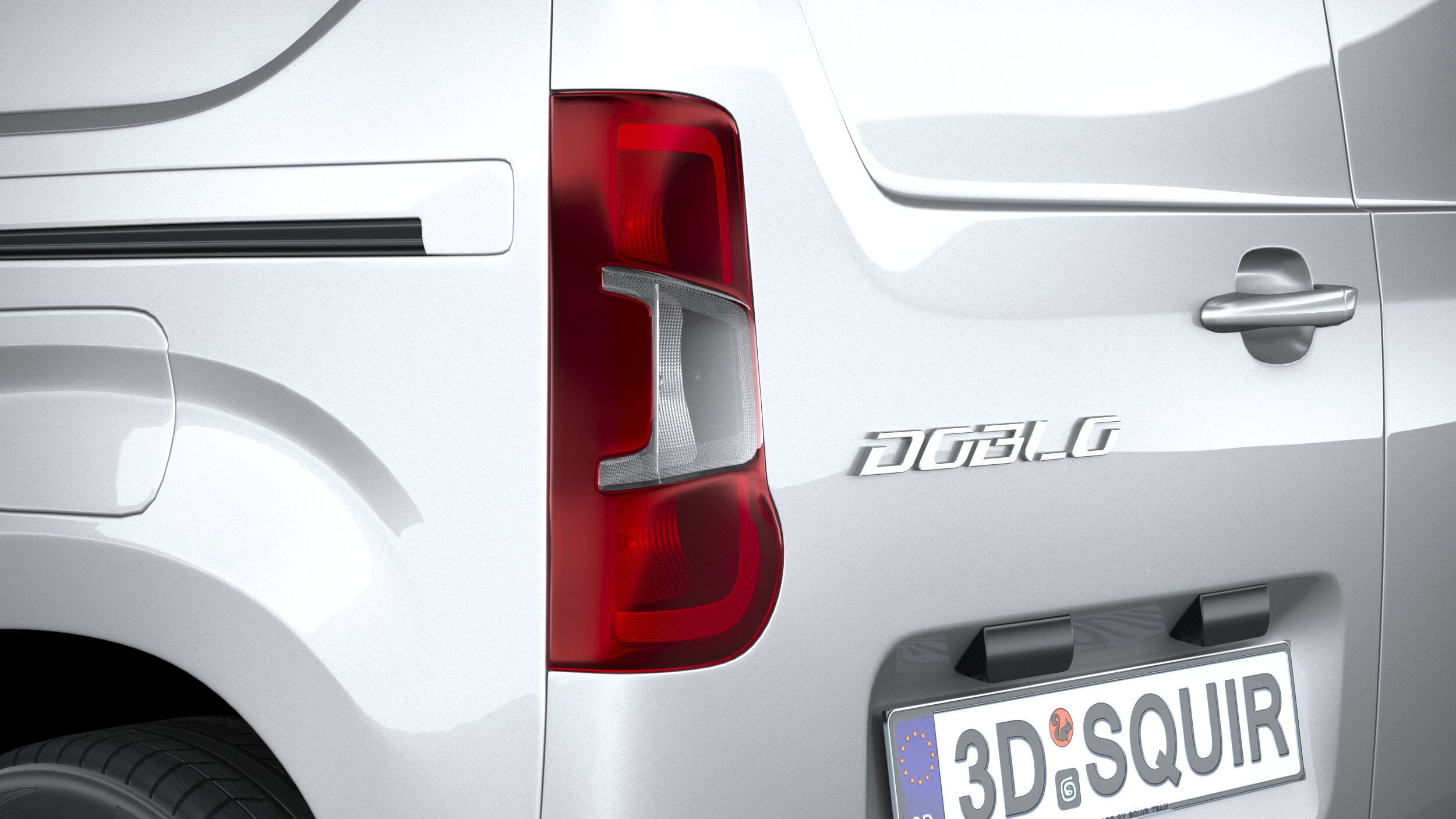 Fiat Doblo 2024 - 3D Model by SQUIR