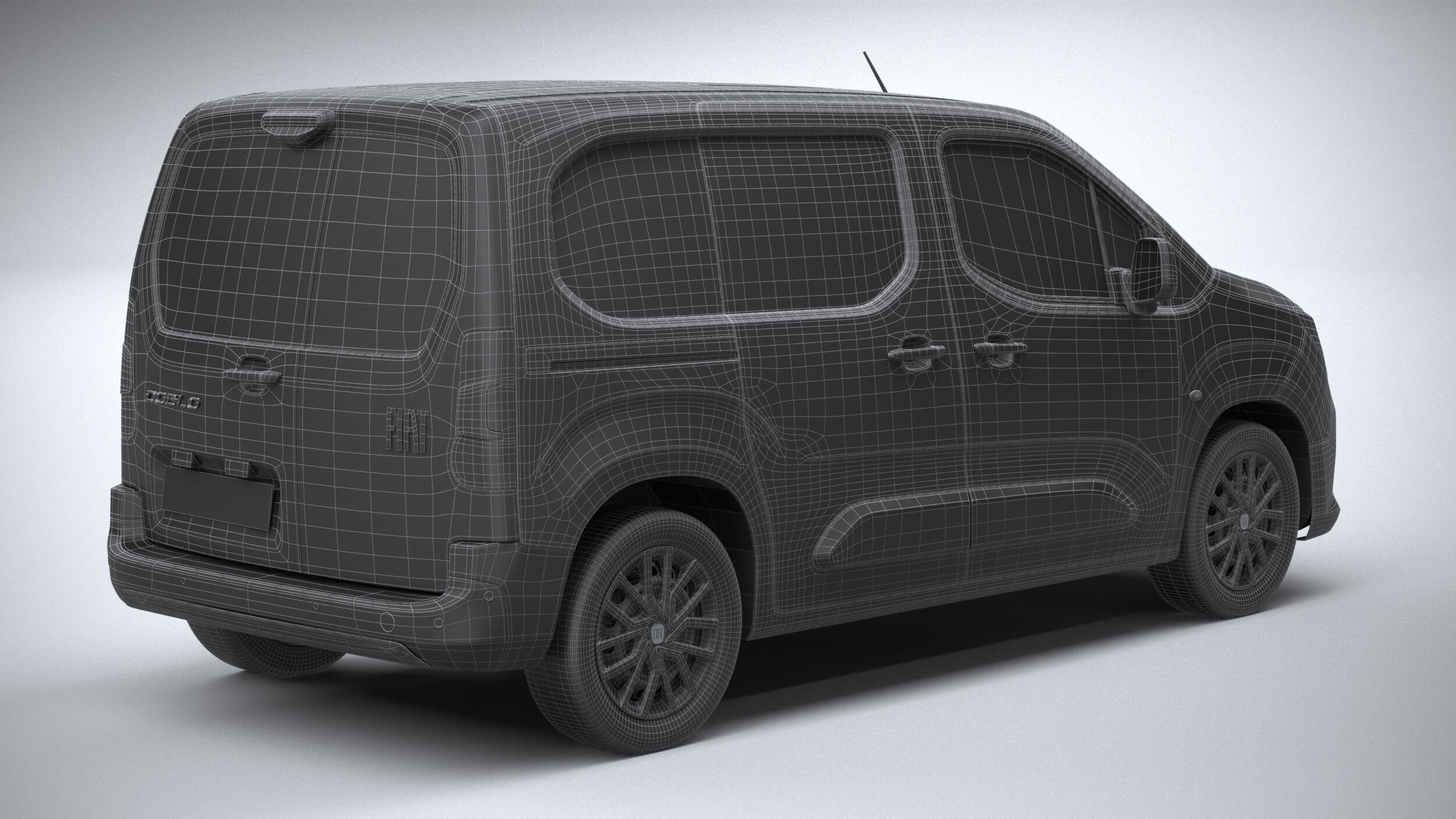 Fiat Doblo 2024 - 3D Model by SQUIR