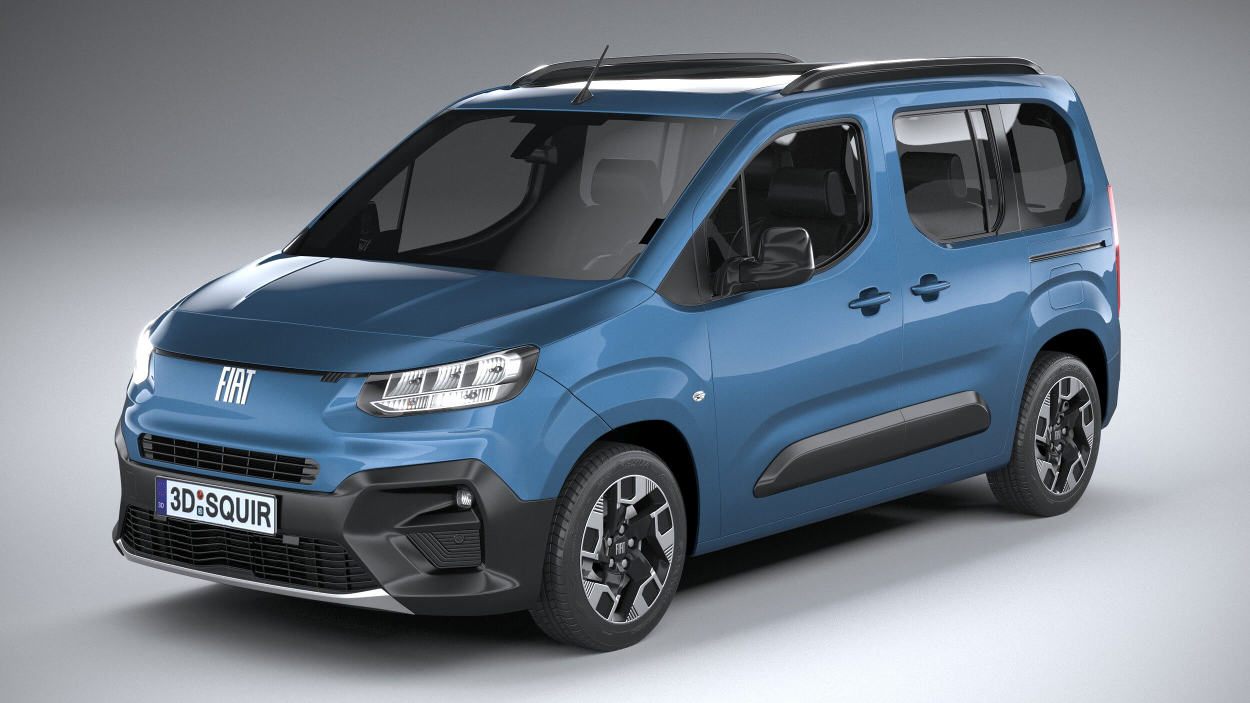 Fiat Doblo Passenger 2024 - 3D Model by SQUIR