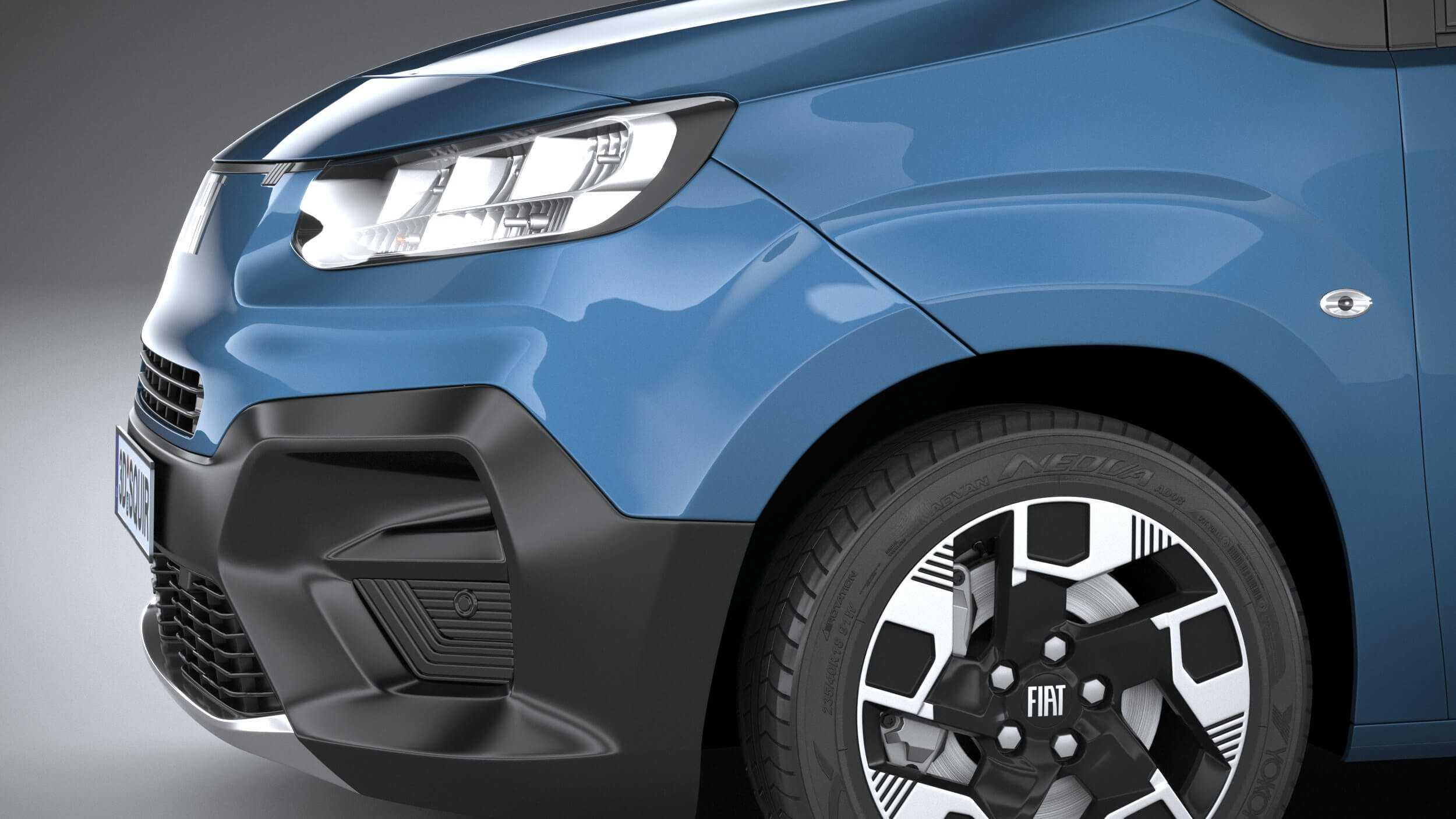 Fiat Doblo Passenger 2024 - 3D Model by SQUIR