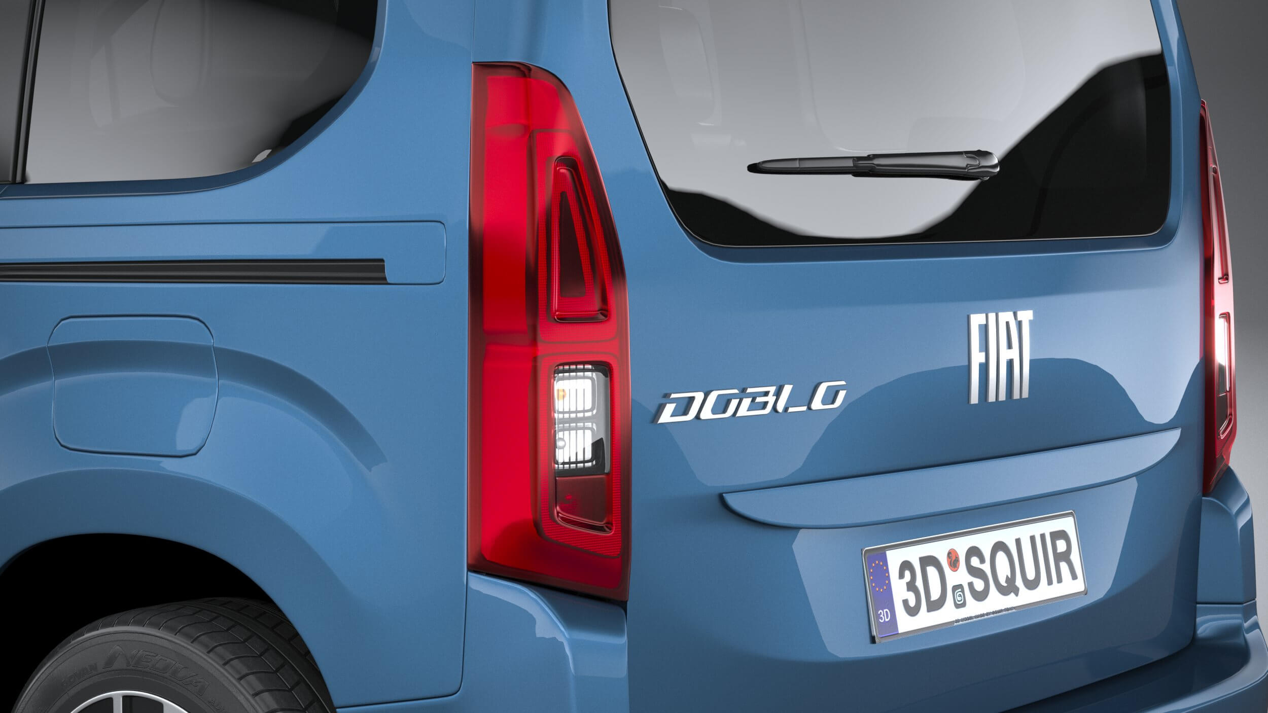 Fiat Doblo Passenger 2024 - 3D Model by SQUIR