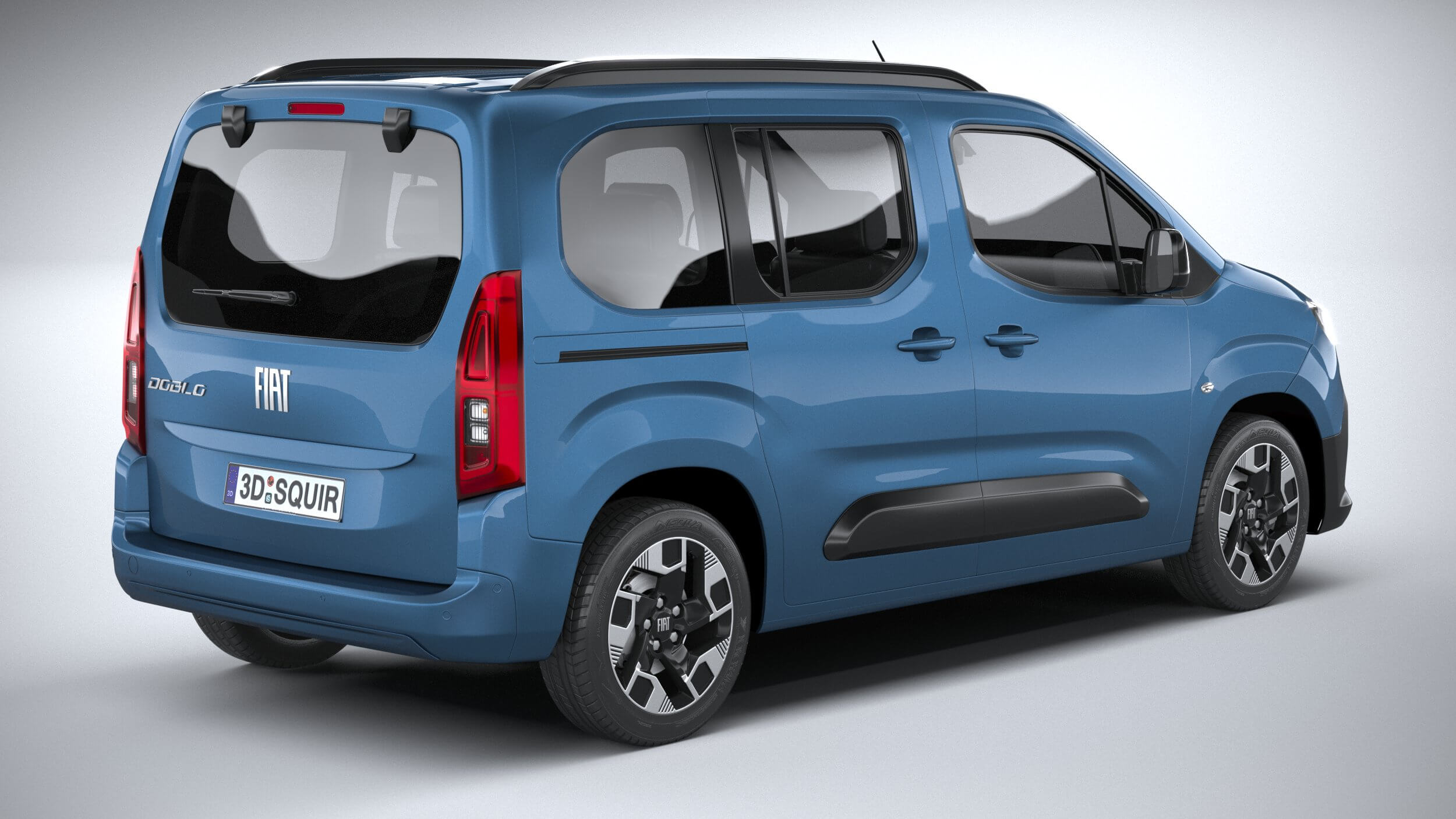 Fiat Doblo Passenger 2024 - 3D Model by SQUIR