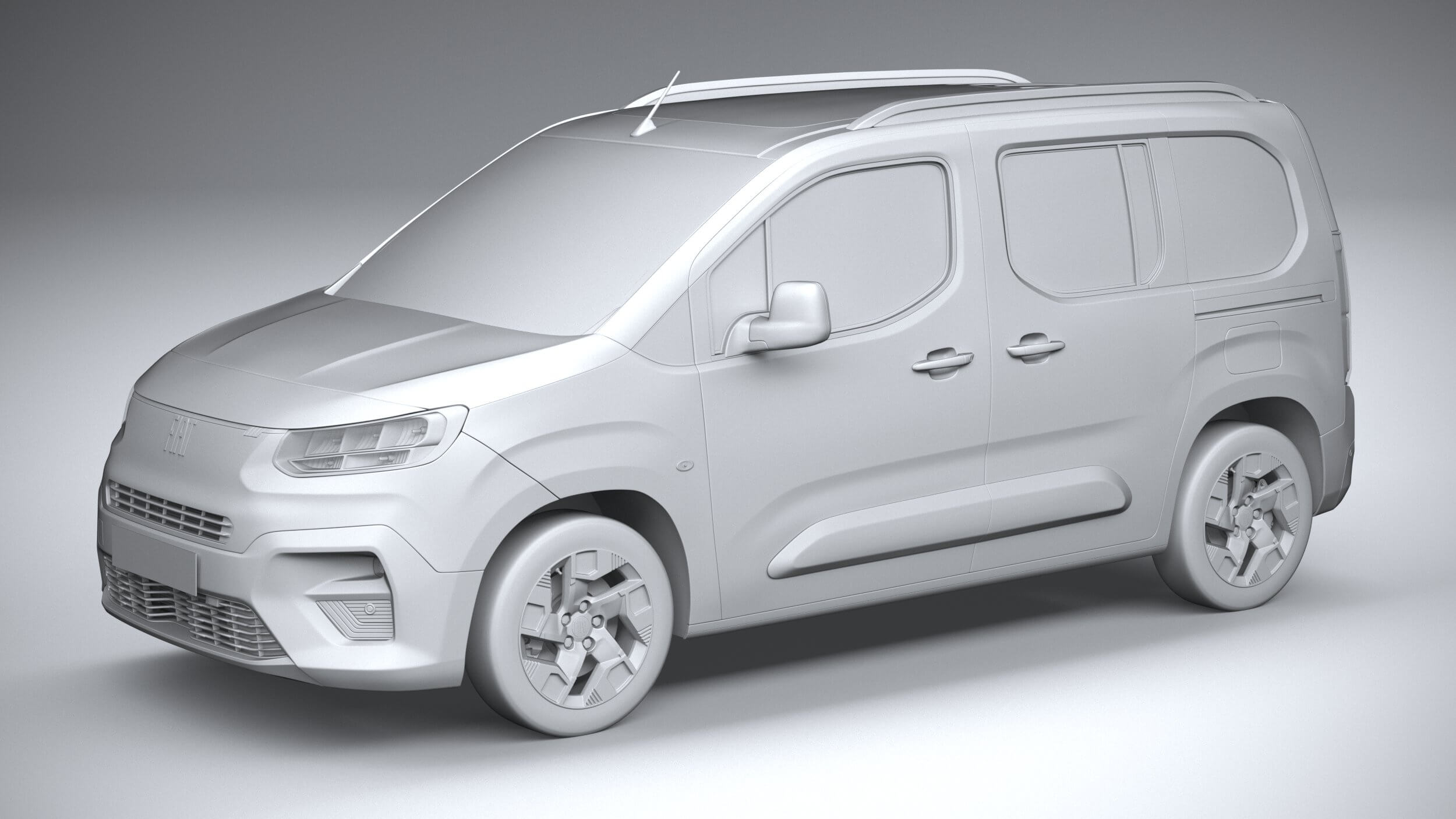 Fiat Doblo Passenger 2024 - 3D Model by SQUIR
