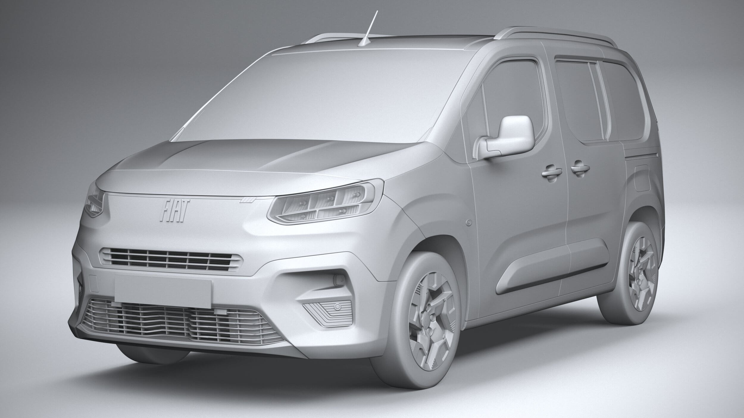 Fiat Doblo Passenger 2024 - 3D Model by SQUIR