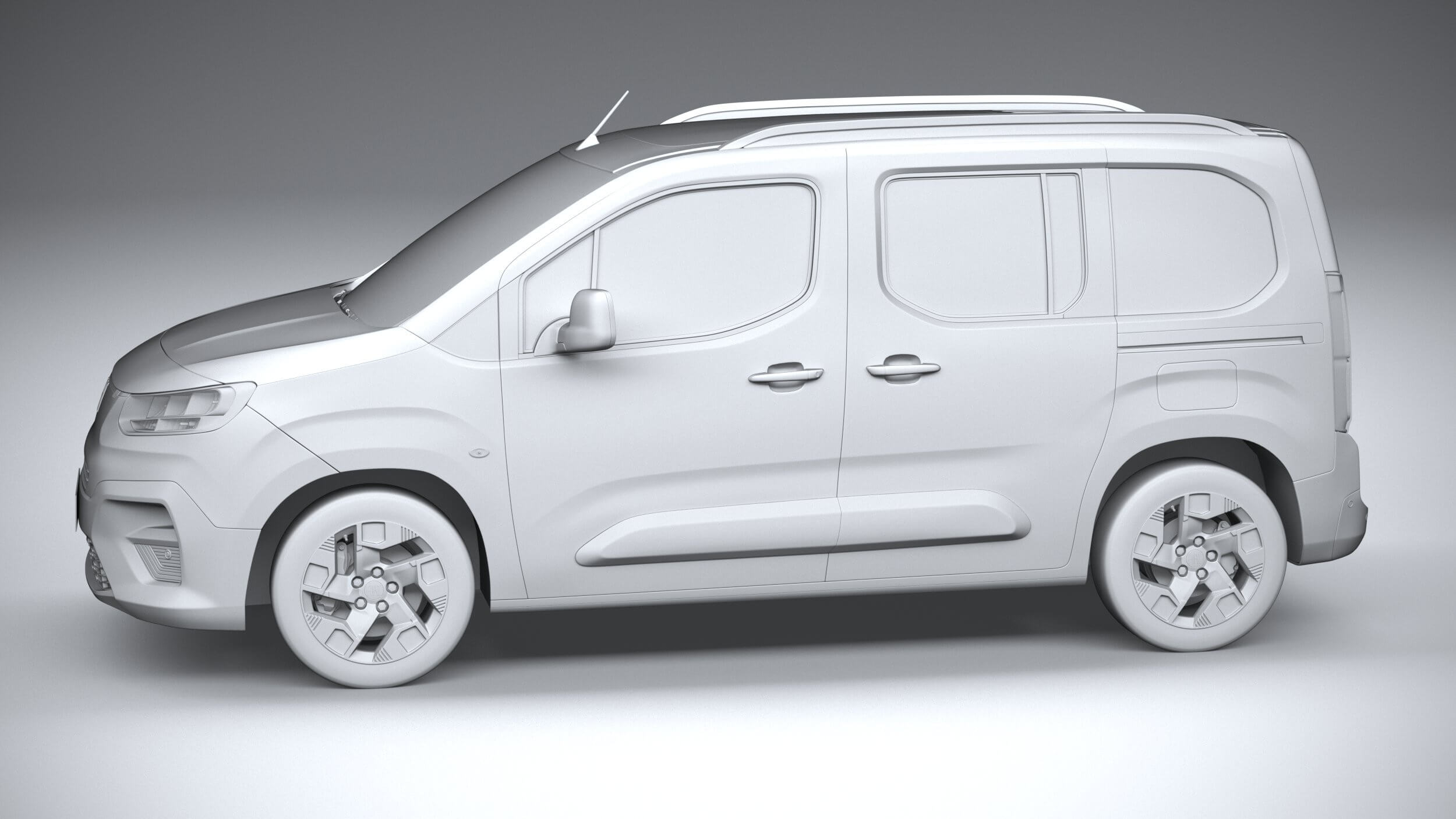 Fiat Doblo Passenger 2024 - 3D Model by SQUIR