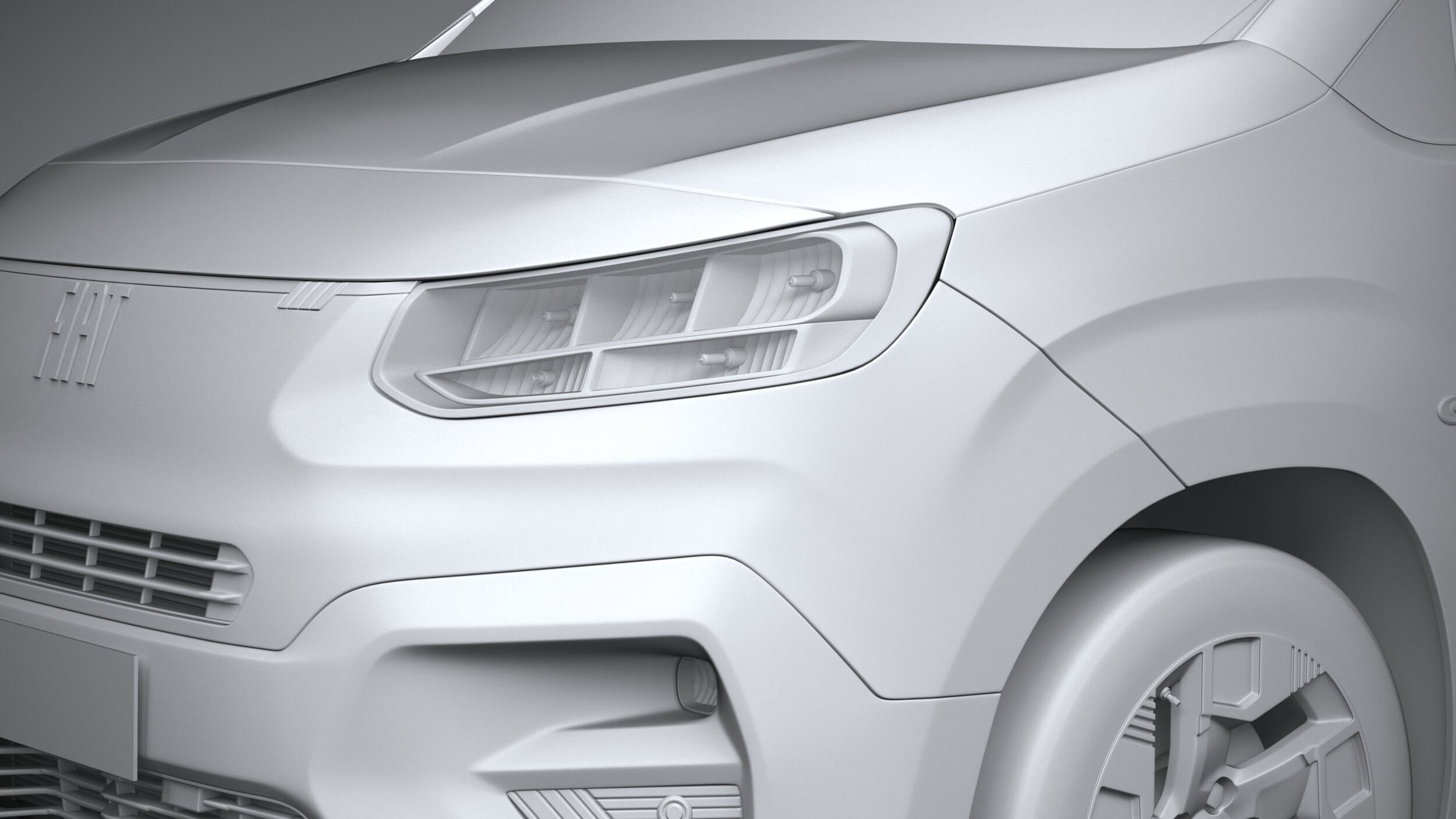 Fiat Doblo Passenger 2024 - 3D Model by SQUIR