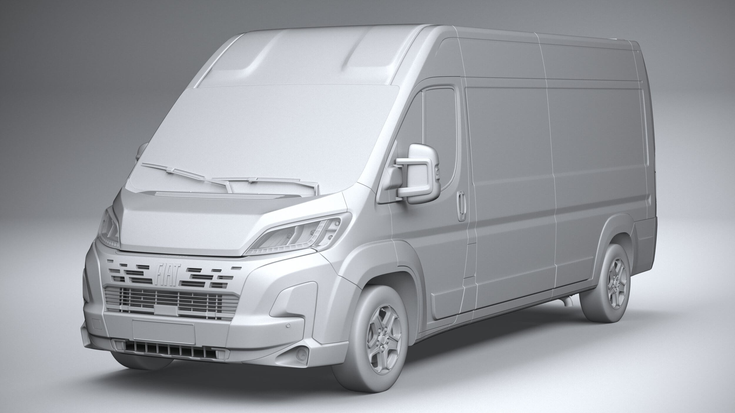 Fiat Ducato L2H2 2024 - 3D Model by SQUIR