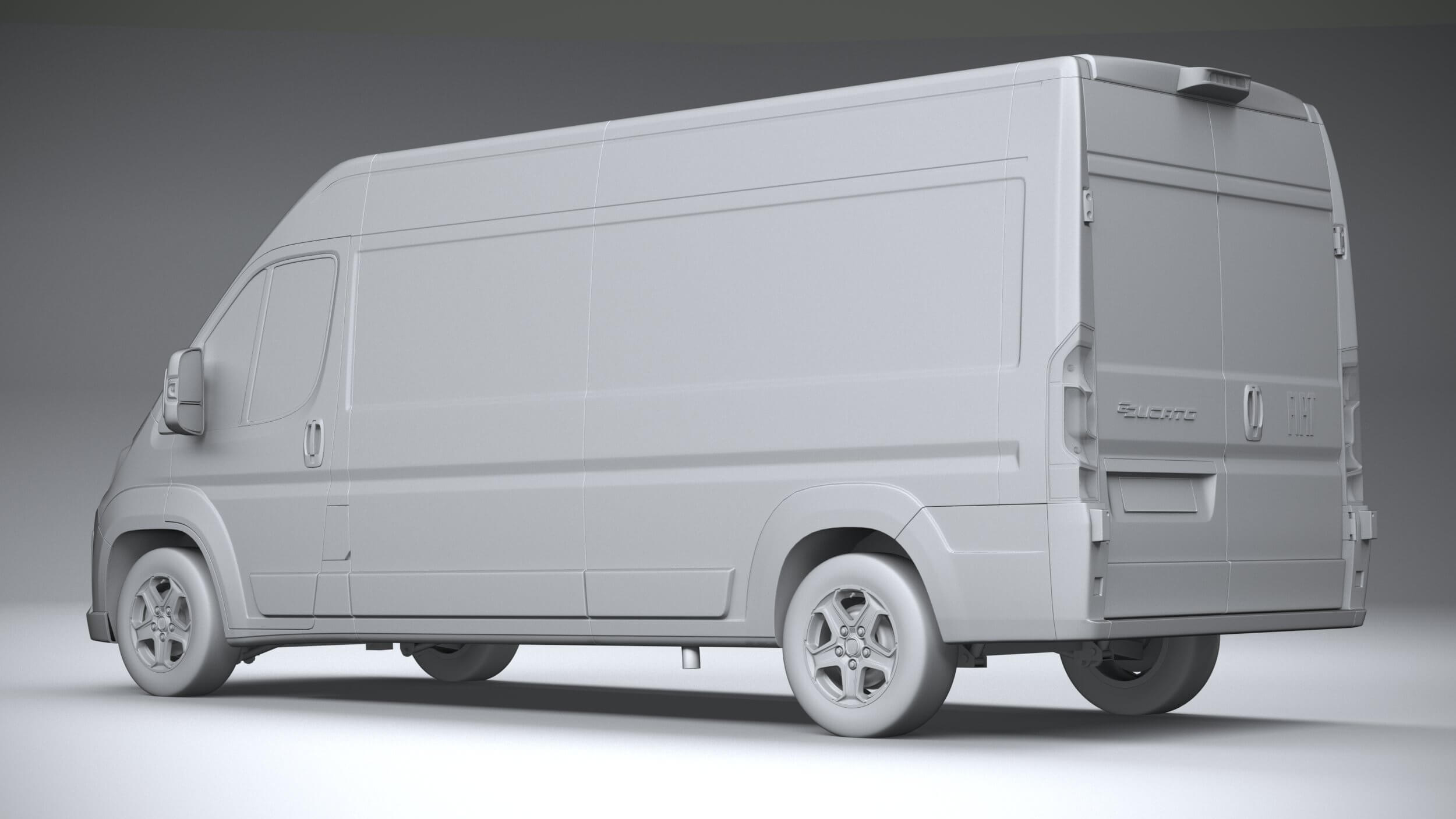 Fiat Ducato L2H2 2024 - 3D Model by SQUIR
