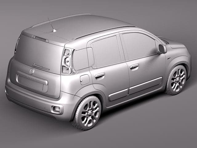 Fiat Panda 2012 - 3D Model by SQUIR