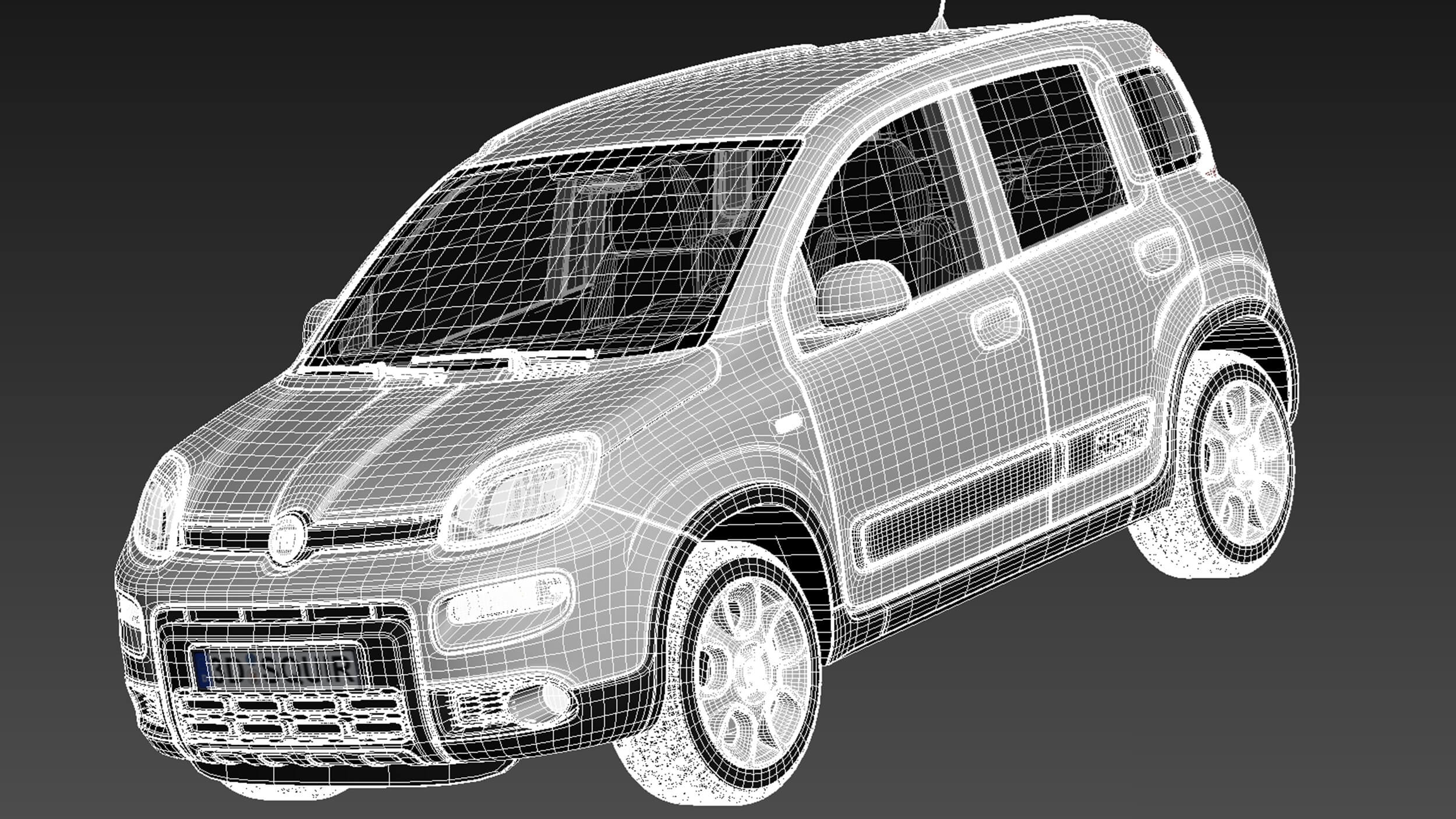 Fiat Panda 4X4 2013 - 3D Model by SQUIR
