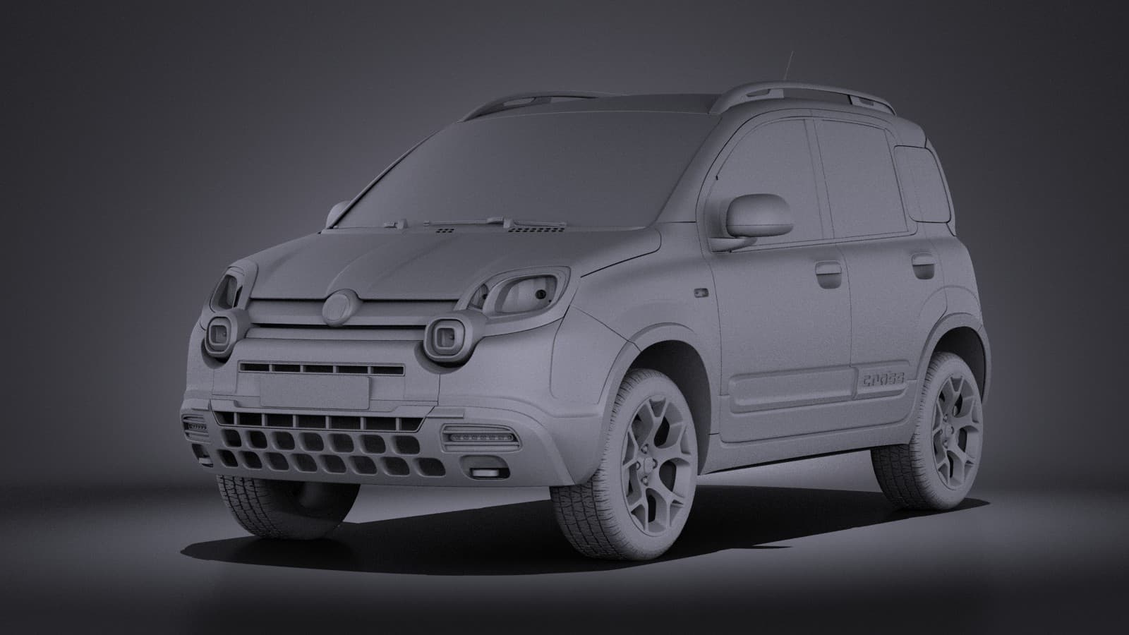 Fiat Panda Cross Country 2014 (V-Ray) 3D Model by SQUIR