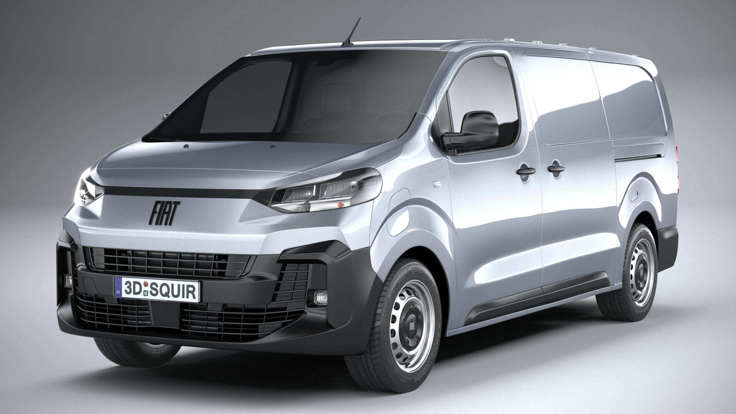 Fiat Scudo L3 2024 - 3D Model by SQUIR