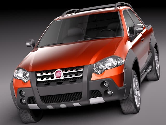 Fiat Strada Adventure 2012 - 3D Model by SQUIR
