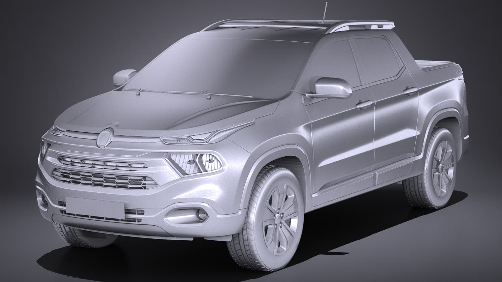Fiat Toro 2017 - 3D Model by SQUIR