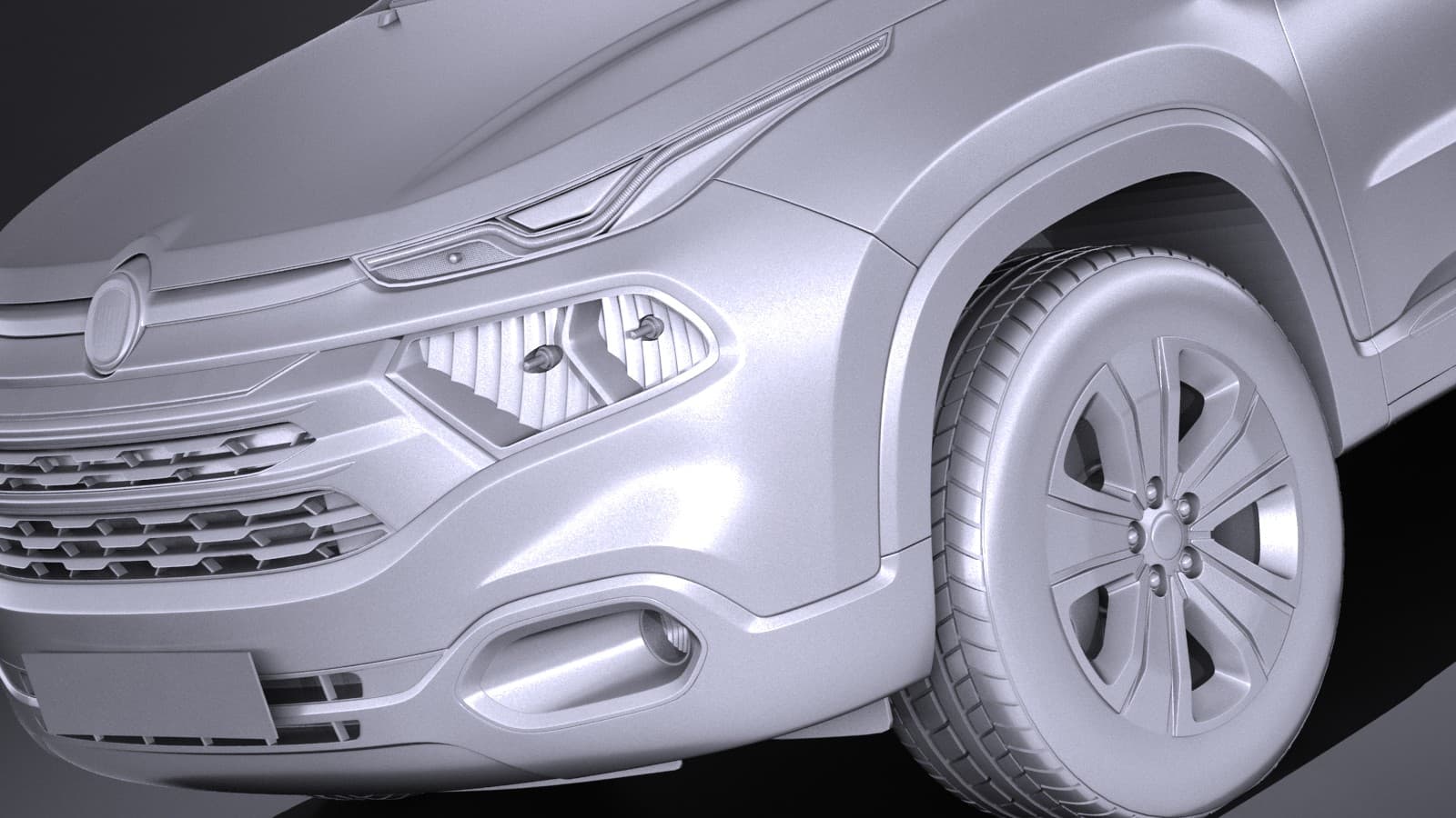 Fiat Toro 2017 - 3D Model by SQUIR