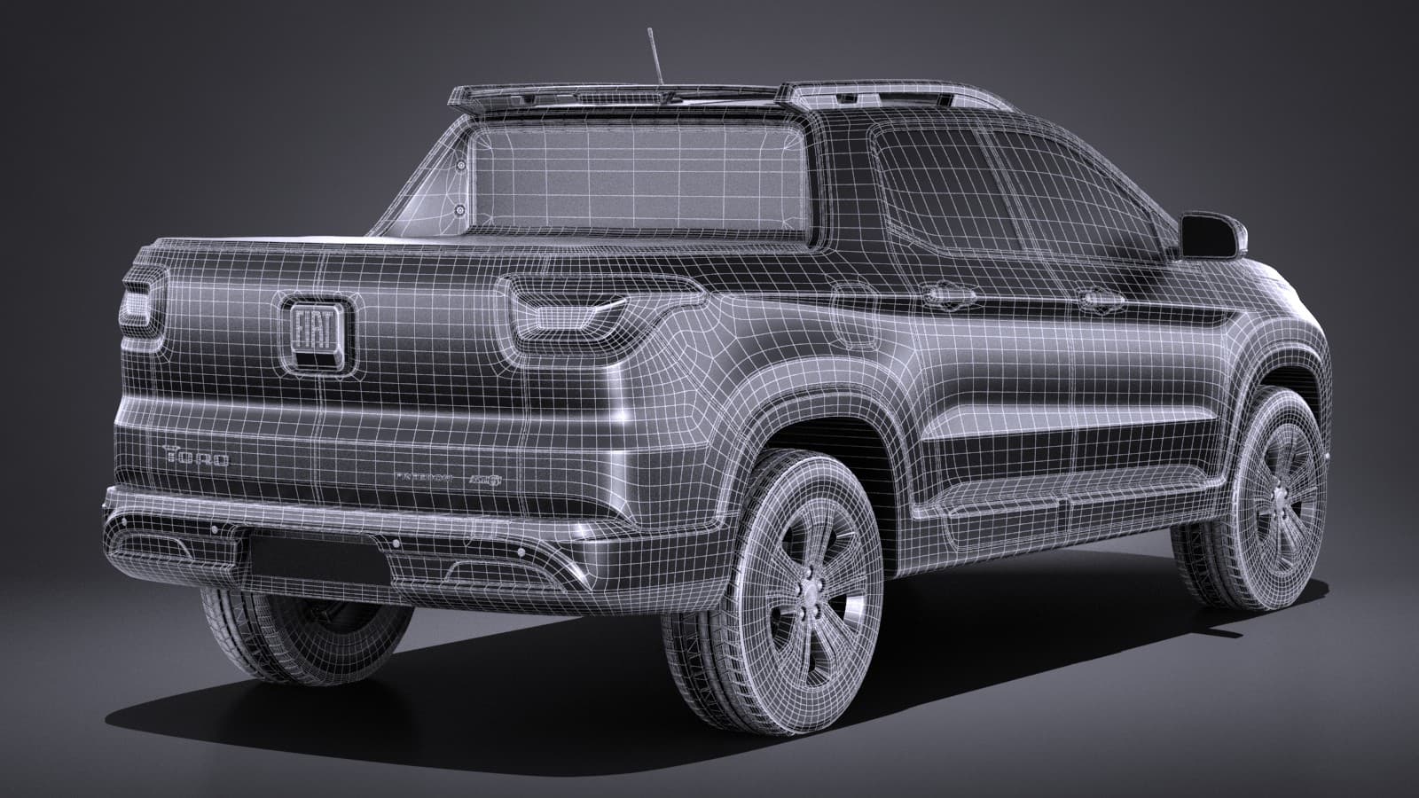 Fiat Toro 2017 - 3D Model by SQUIR