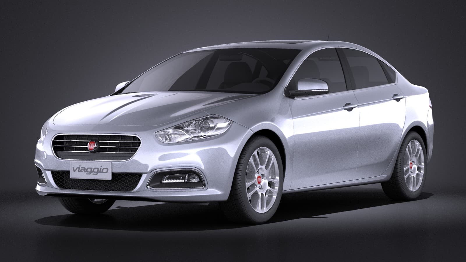 Fiat Viaggio 2013 (V-Ray) 3D Model by SQUIR