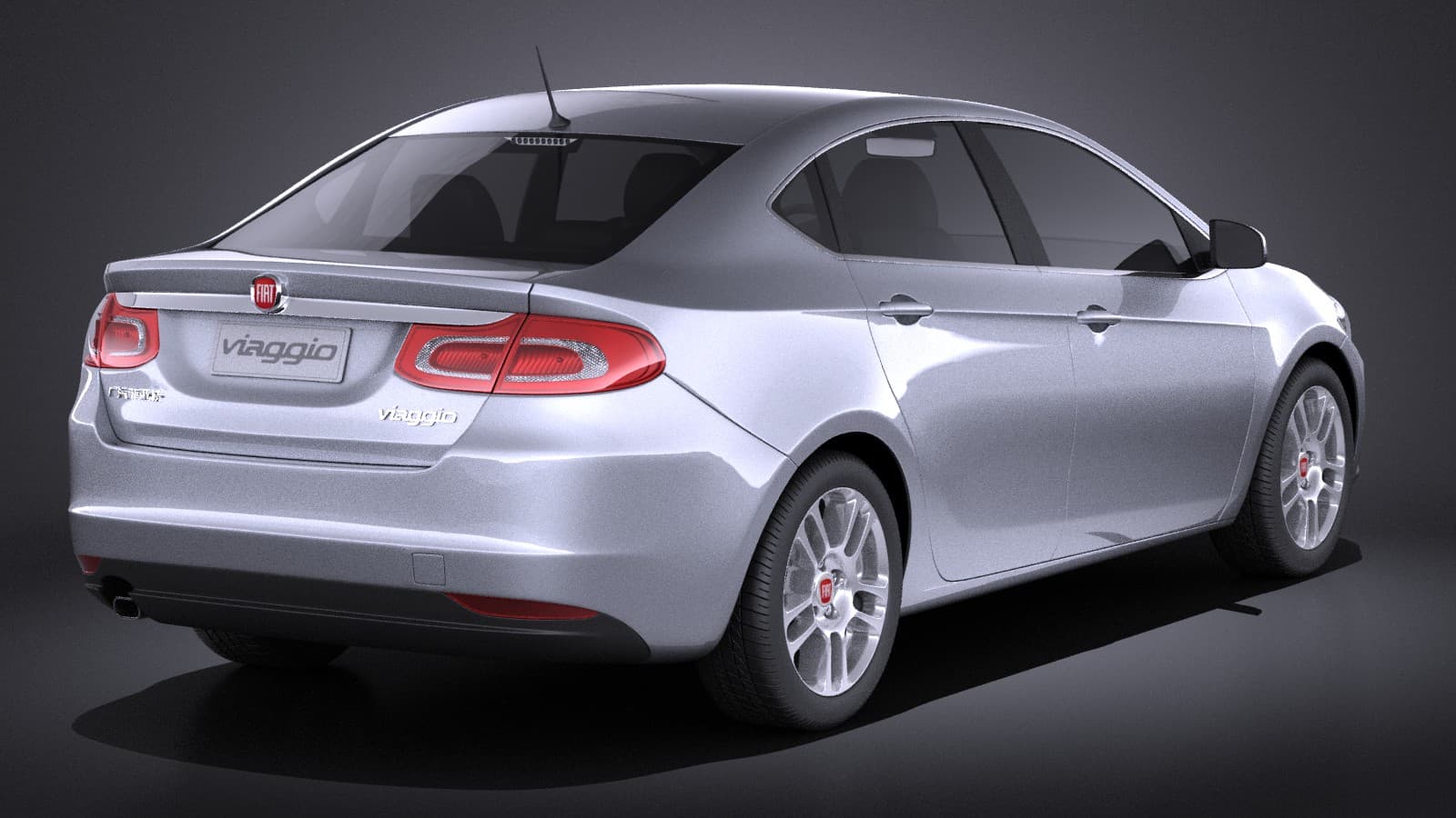 Fiat Viaggio 2013 (V-Ray) 3D Model by SQUIR