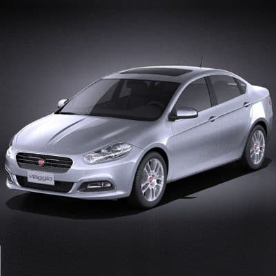 Fiat Viaggio 2013 (V-Ray) 3D Model by SQUIR