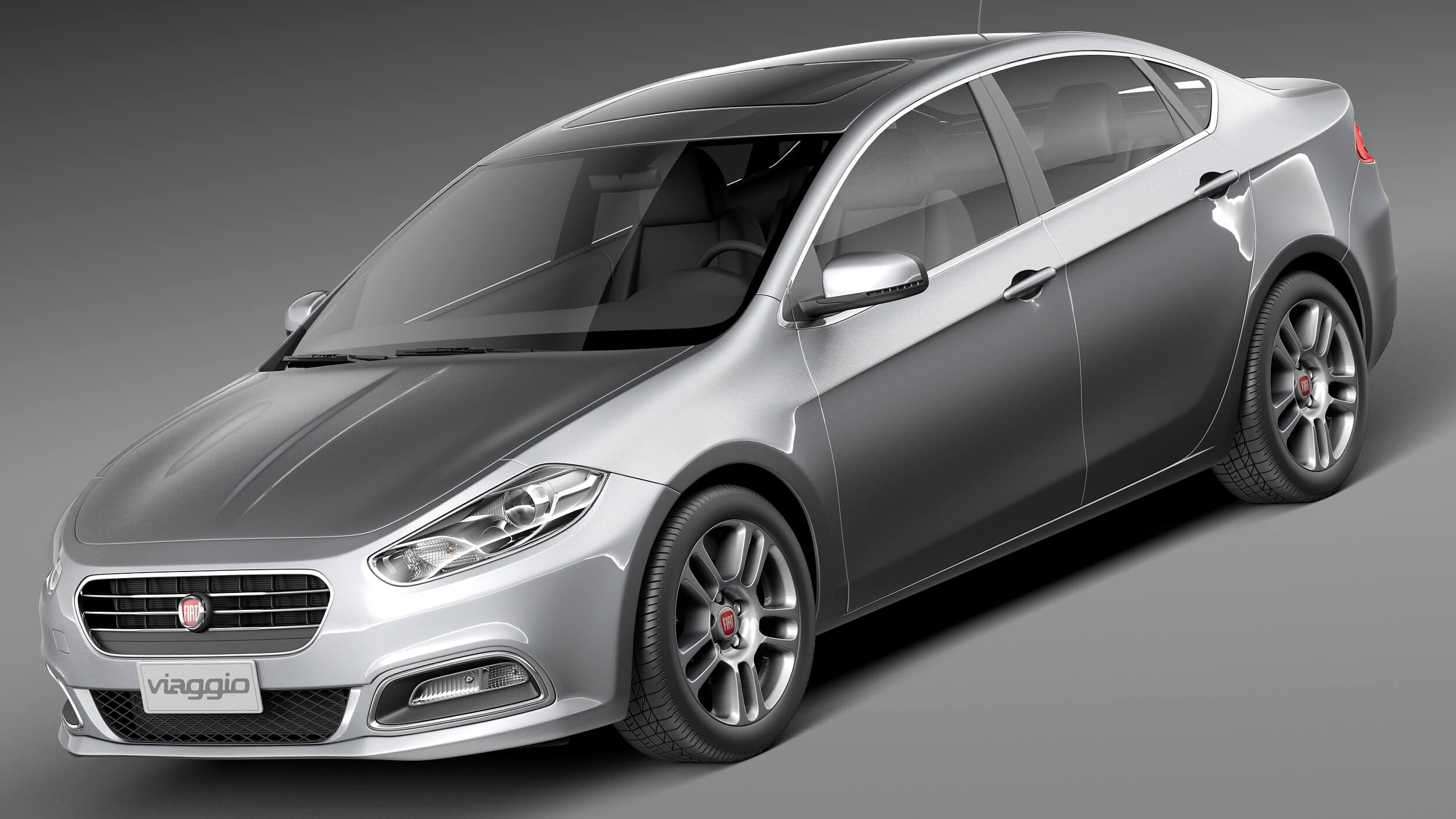 Fiat Viaggio 2013 - 3D Model by SQUIR