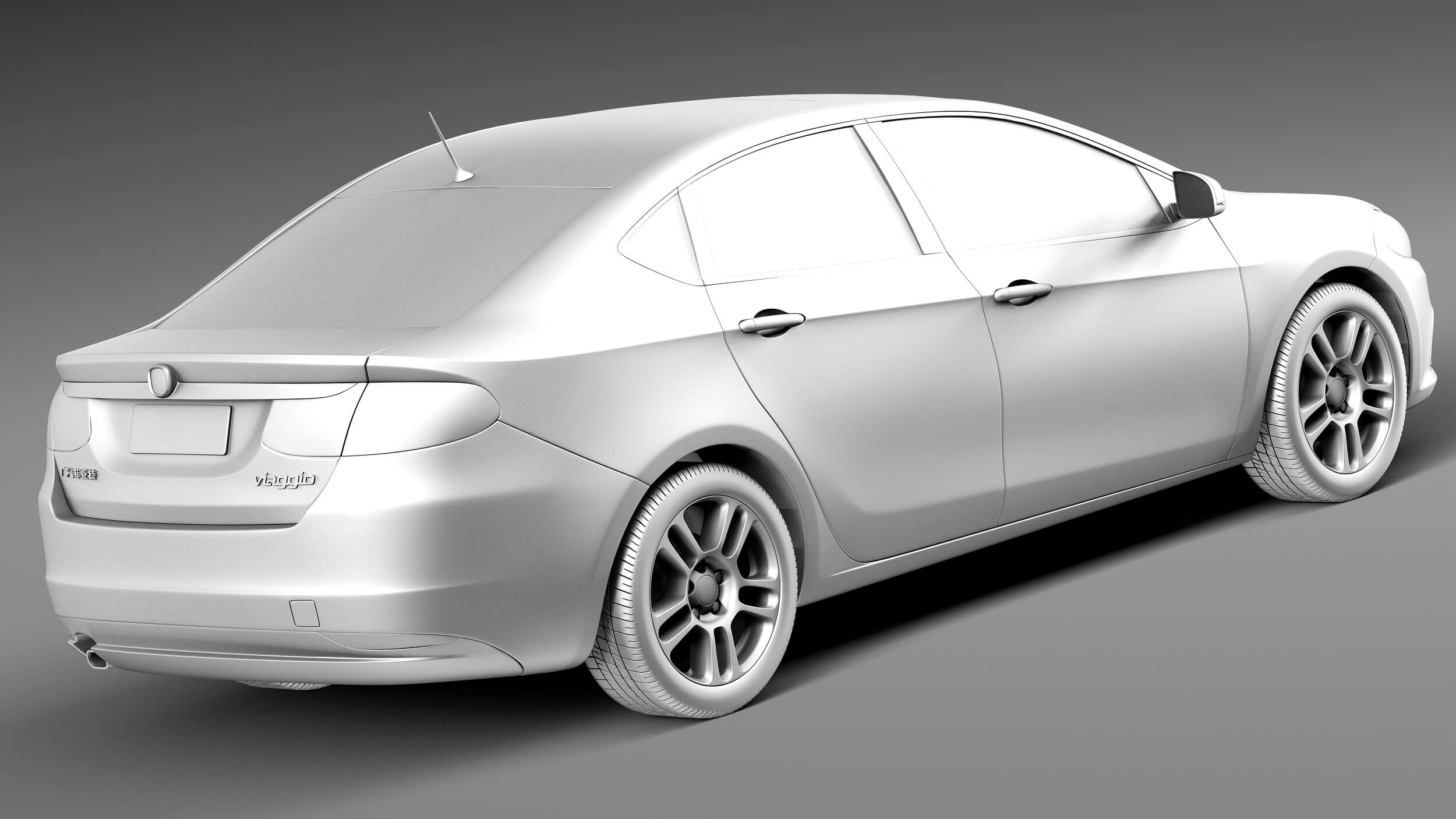 Fiat Viaggio 2013 - 3D Model by SQUIR