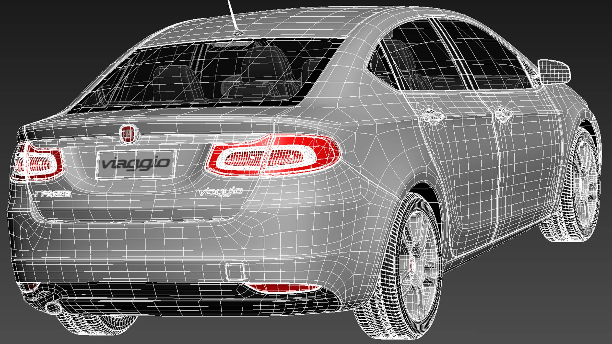 Fiat Viaggio 2013 - 3D Model by SQUIR