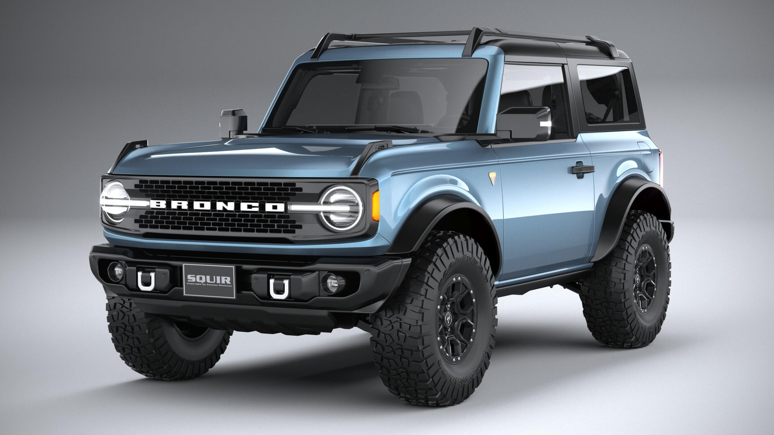 Ford Bronco Badlands 2-Door 2021 3D Model by SQUIR