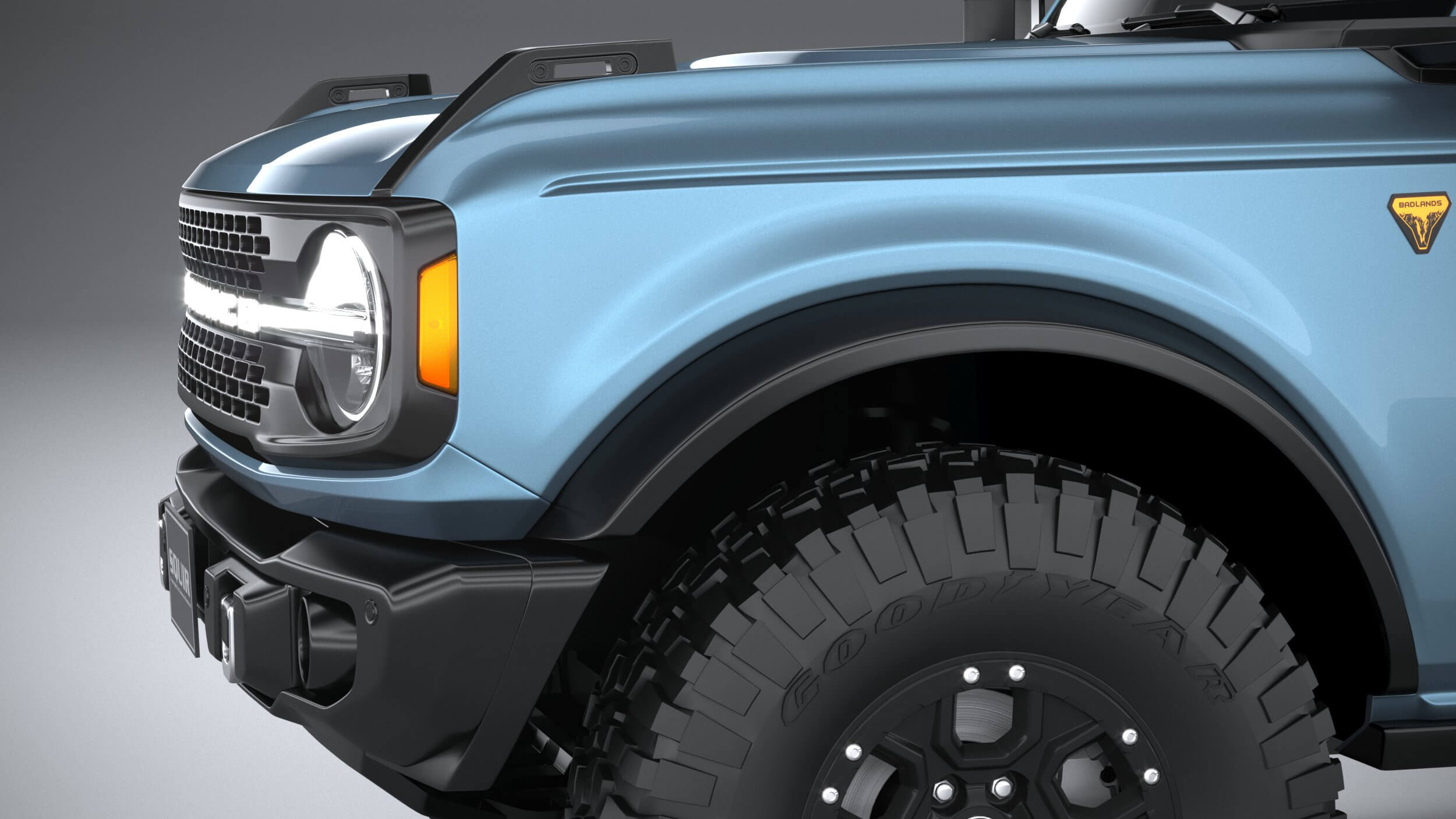 Ford Bronco Badlands 2-Door 2021 3D Model by SQUIR