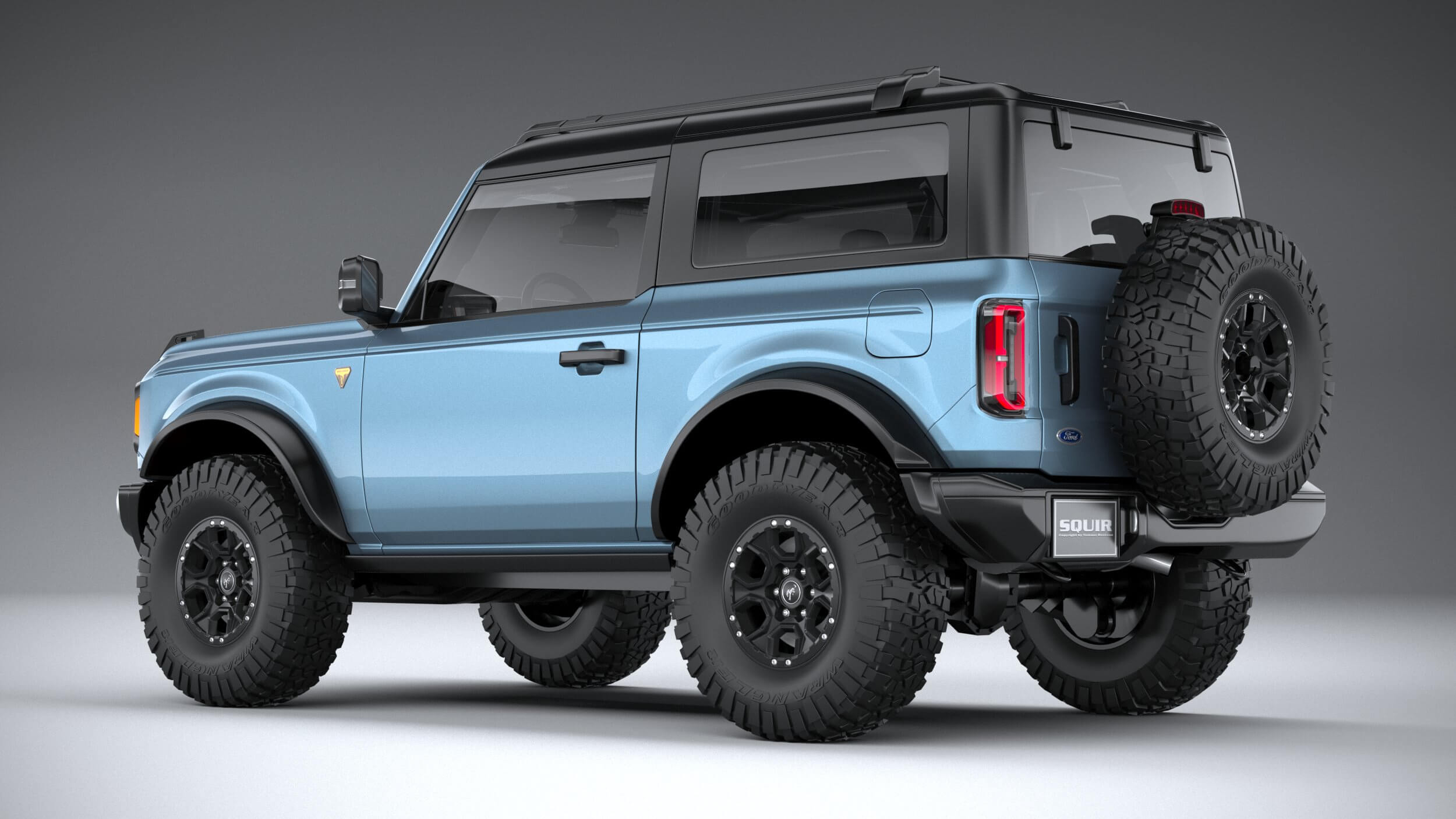Ford Bronco Badlands 2-Door 2021 3D Model by SQUIR