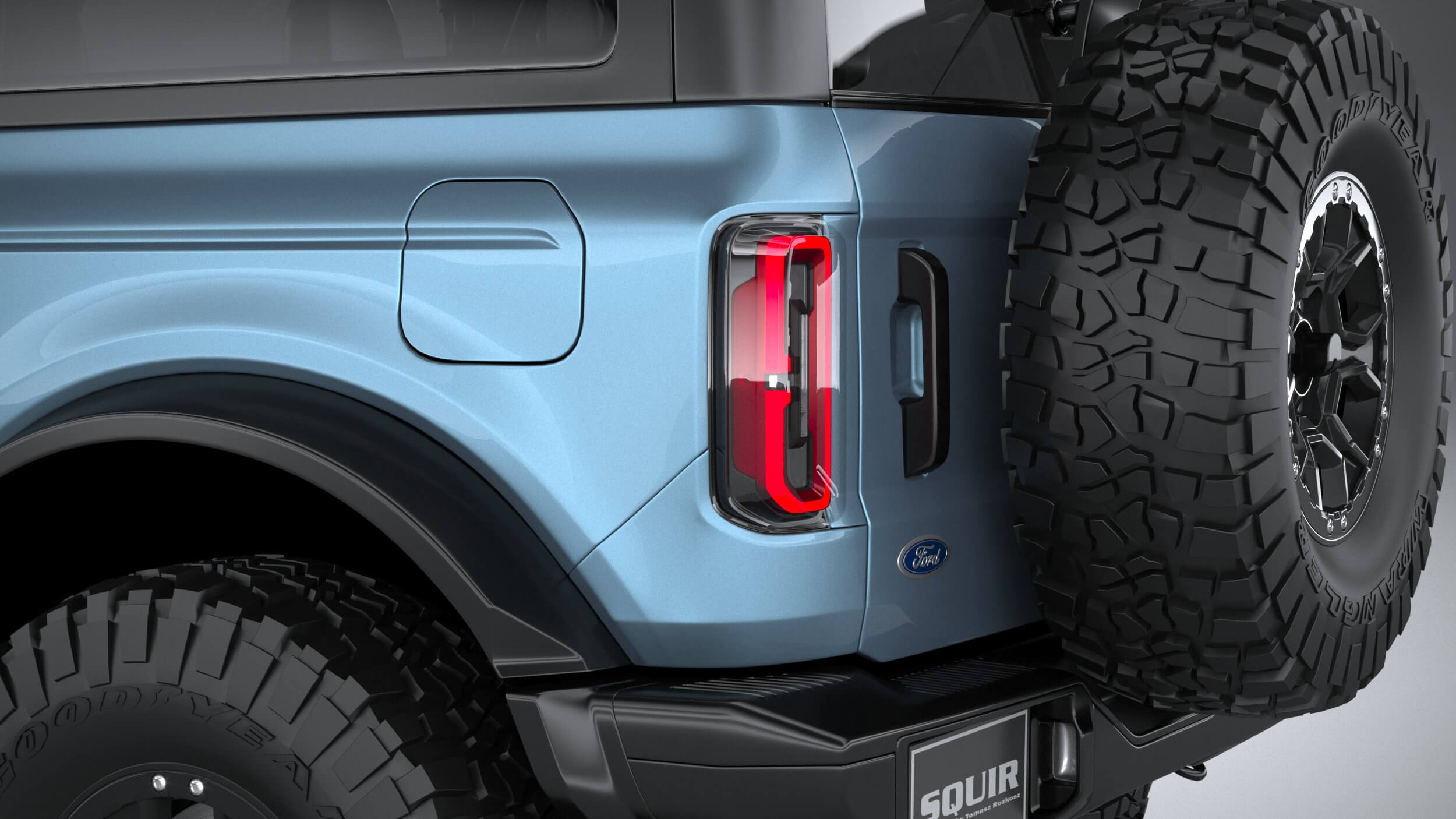 Ford Bronco Badlands 2-Door 2021 3D Model by SQUIR