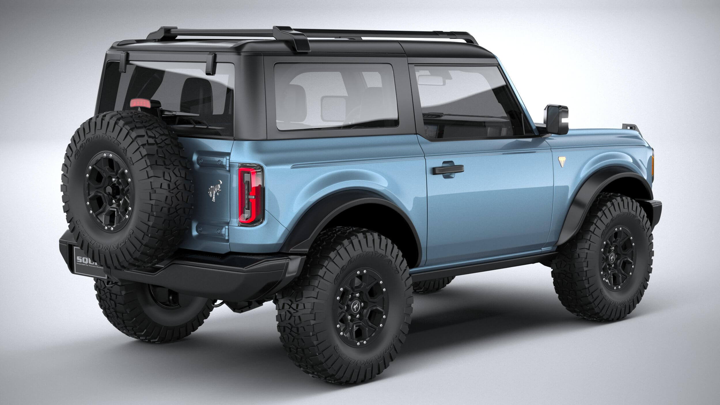 Ford Bronco Badlands 2-Door 2021 3D Model by SQUIR
