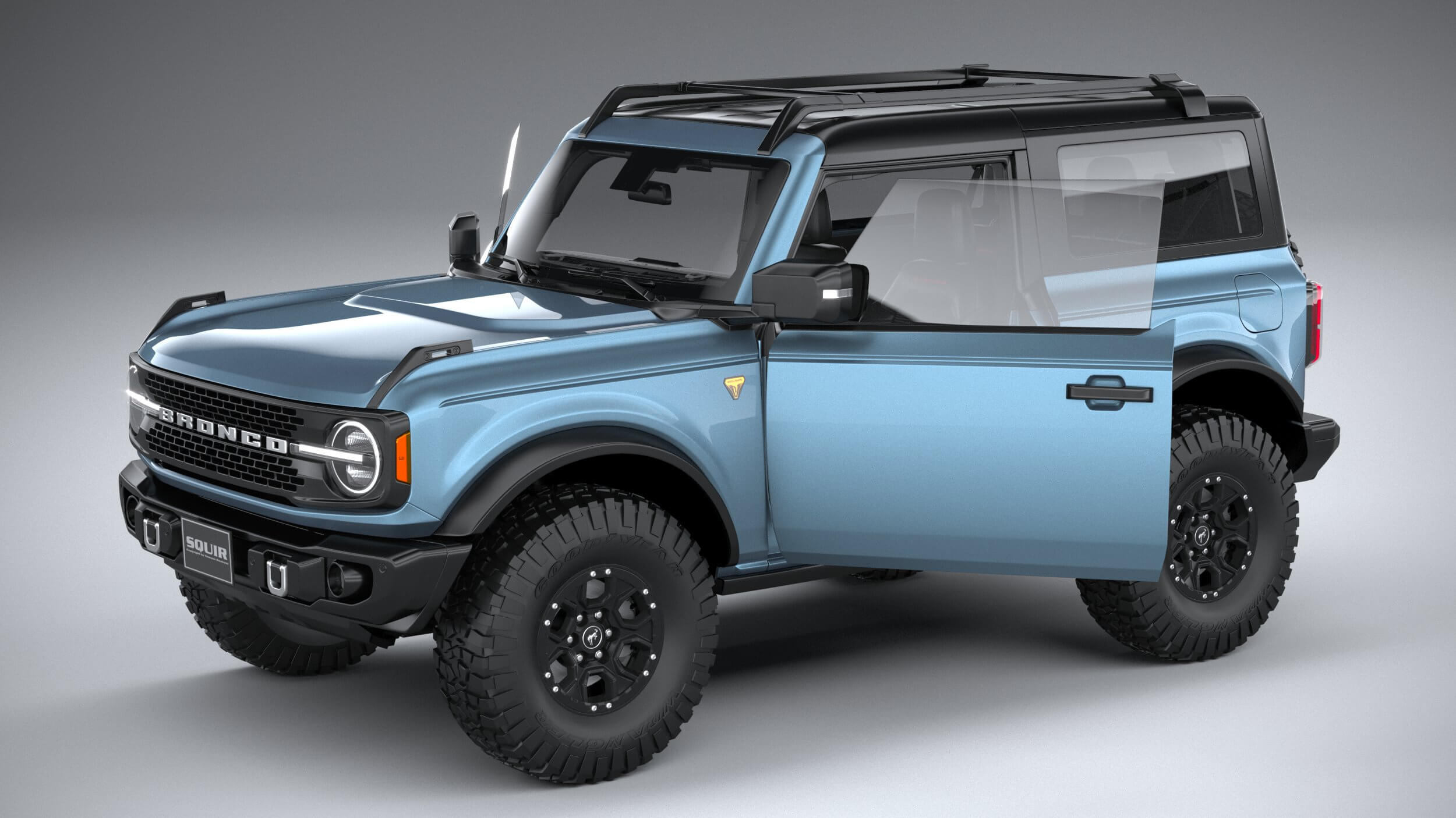 Ford Bronco Badlands 2-Door 2021 3D Model by SQUIR