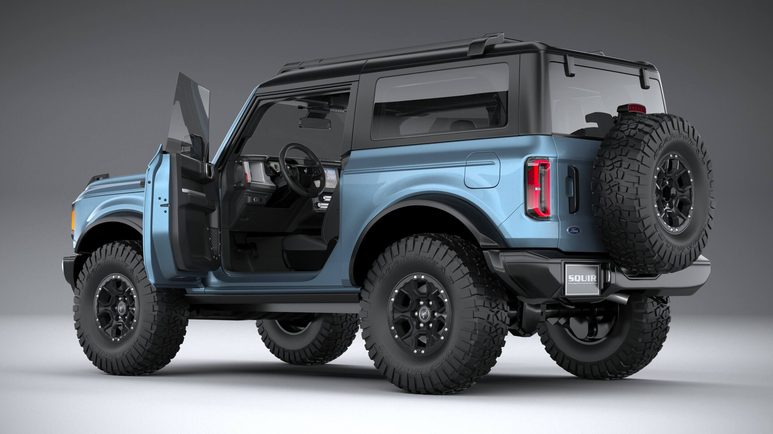 Ford Bronco Badlands 2-Door 2021 3D Model by SQUIR