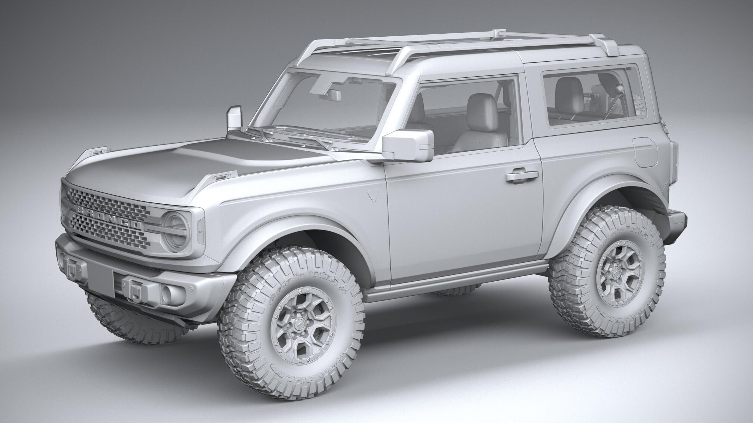 Ford Bronco Badlands 2-Door 2021 3D Model by SQUIR