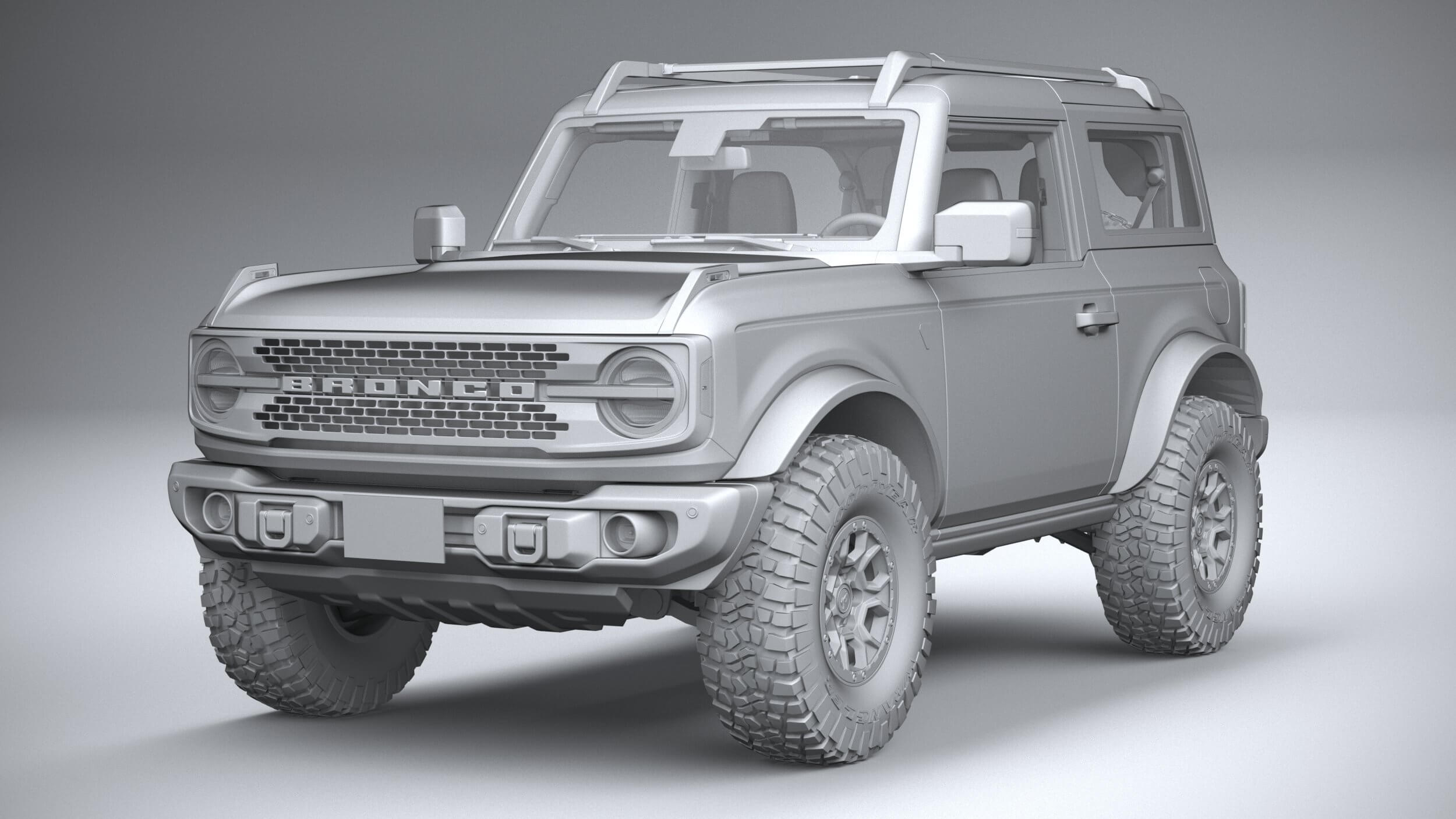 Ford Bronco Badlands 2-Door 2021 3D Model by SQUIR