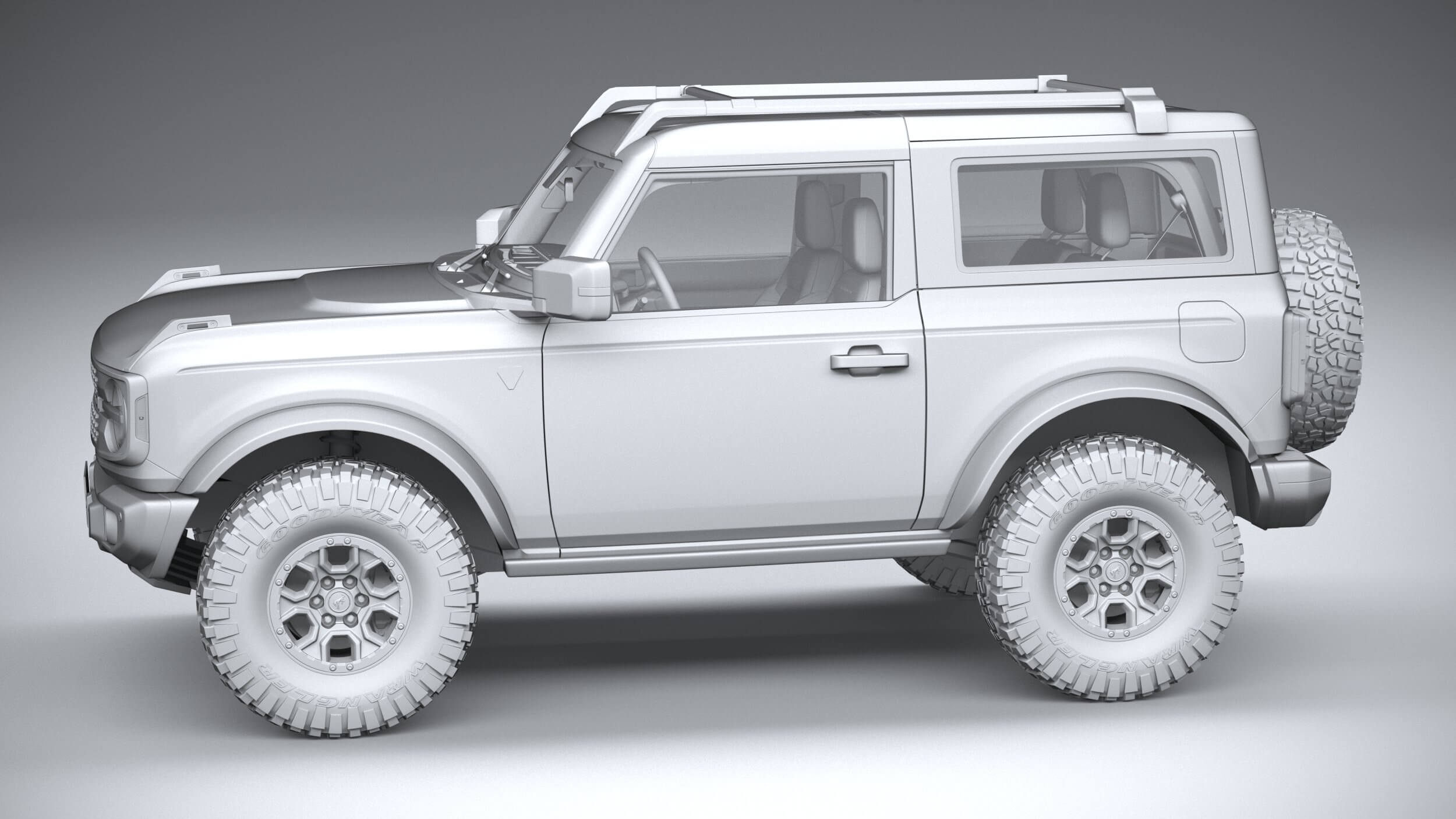 Ford Bronco Badlands 2-Door 2021 3D Model by SQUIR