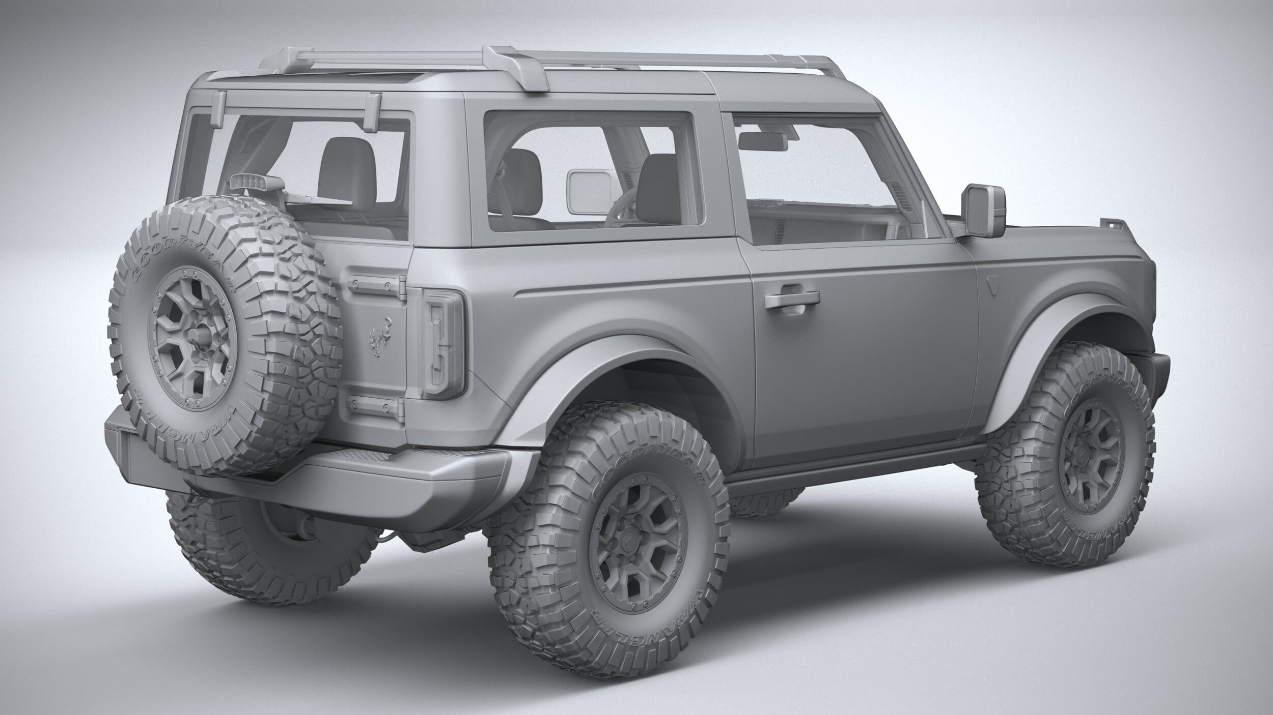 Ford Bronco Badlands 2-Door 2021 3D Model by SQUIR