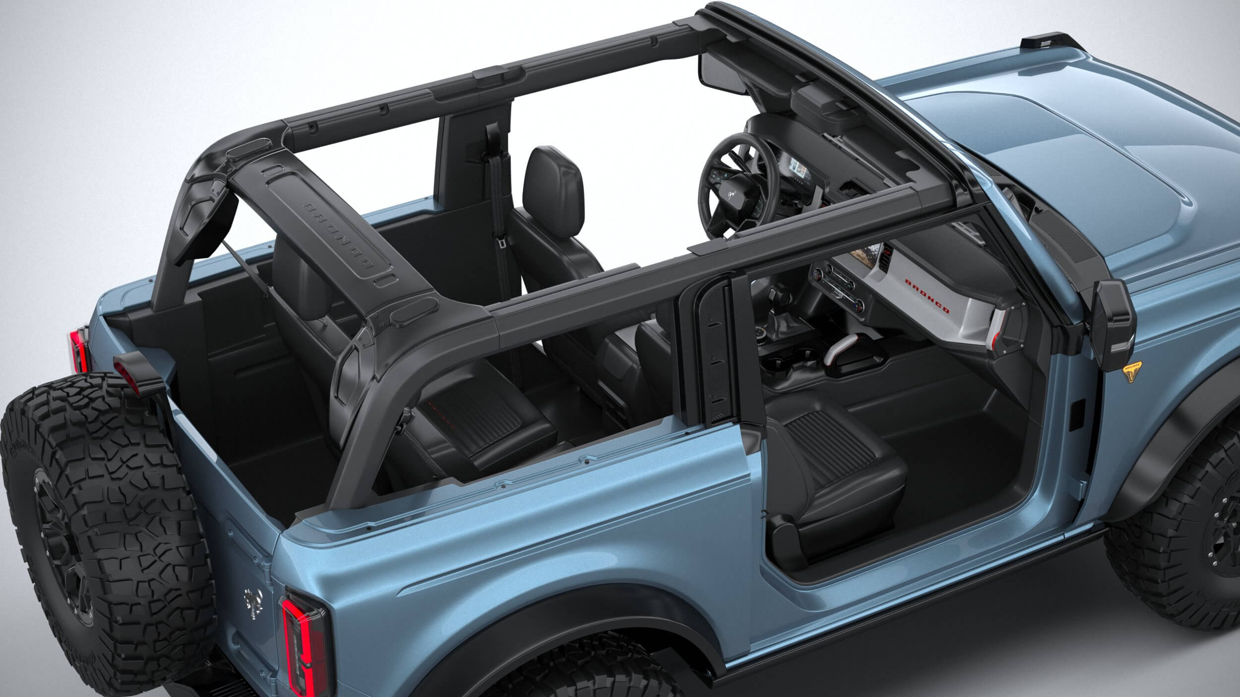 Ford Bronco Badlands 2-Door 2021 3D Model by SQUIR