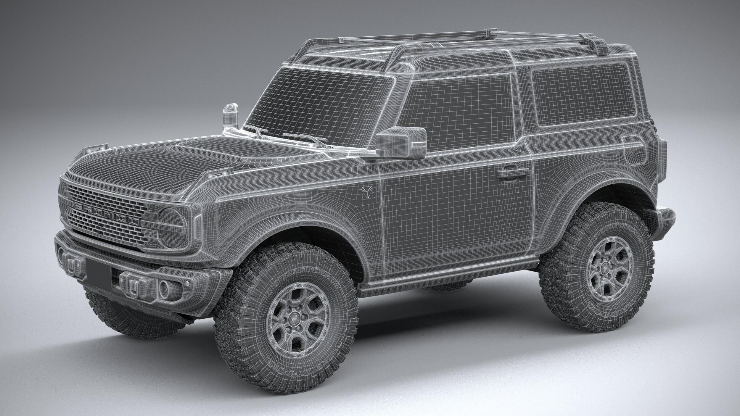 Ford Bronco Badlands 2-Door 2021 3D Model by SQUIR