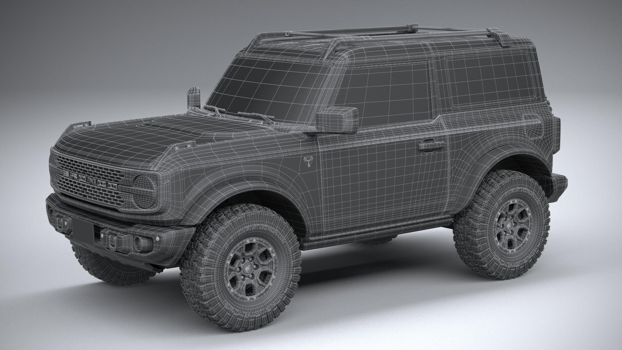 Ford Bronco Badlands 2-Door 2021 3D Model by SQUIR