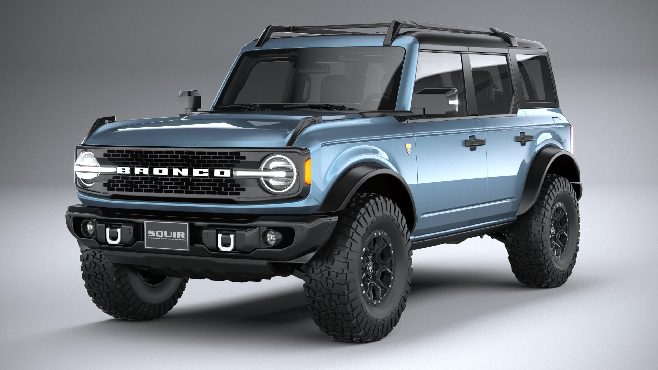 Ford Bronco Badlands 4-Door 2021 3D Model by SQUIR