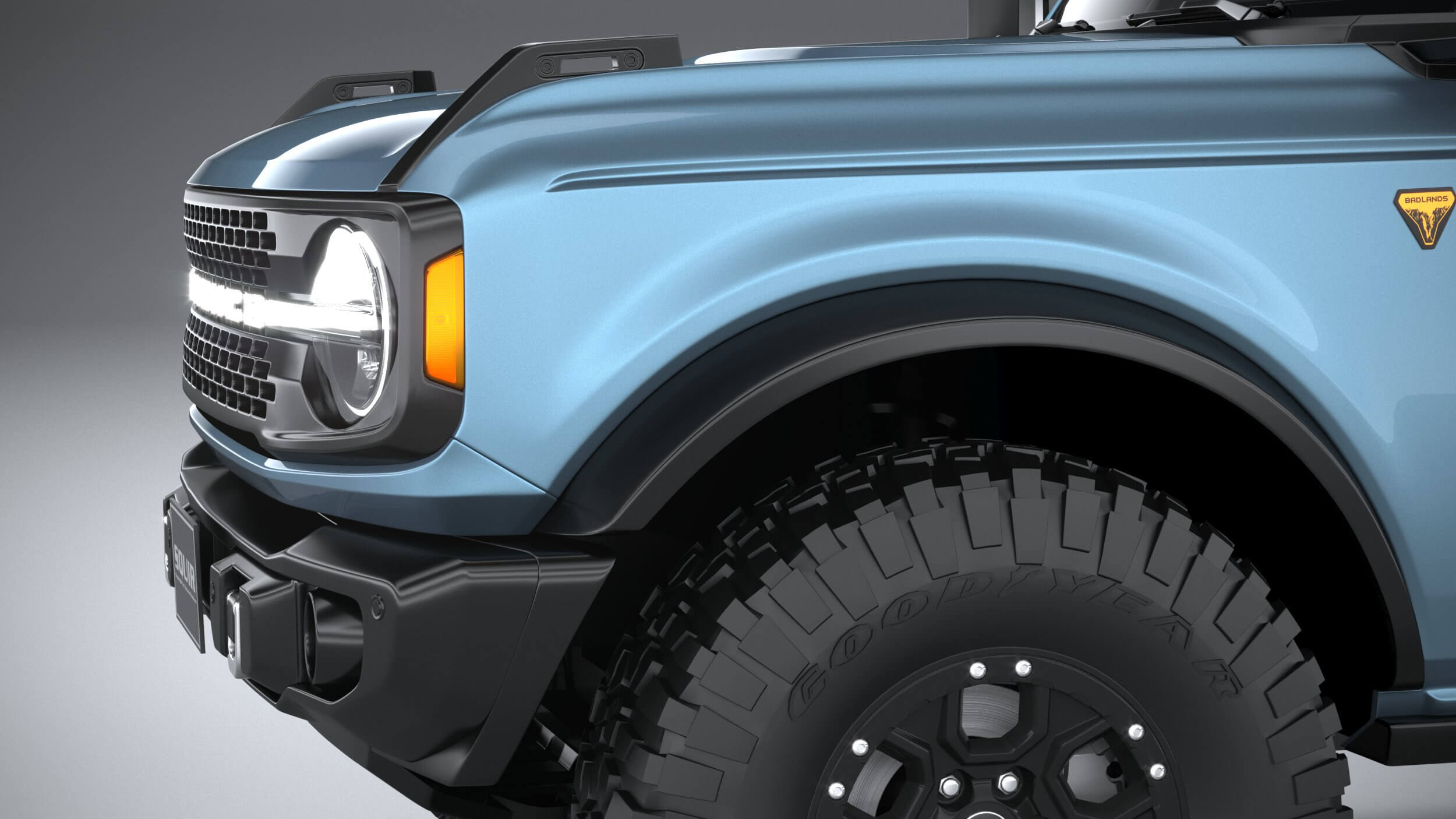 Ford Bronco Badlands 4-Door 2021 3D Model by SQUIR