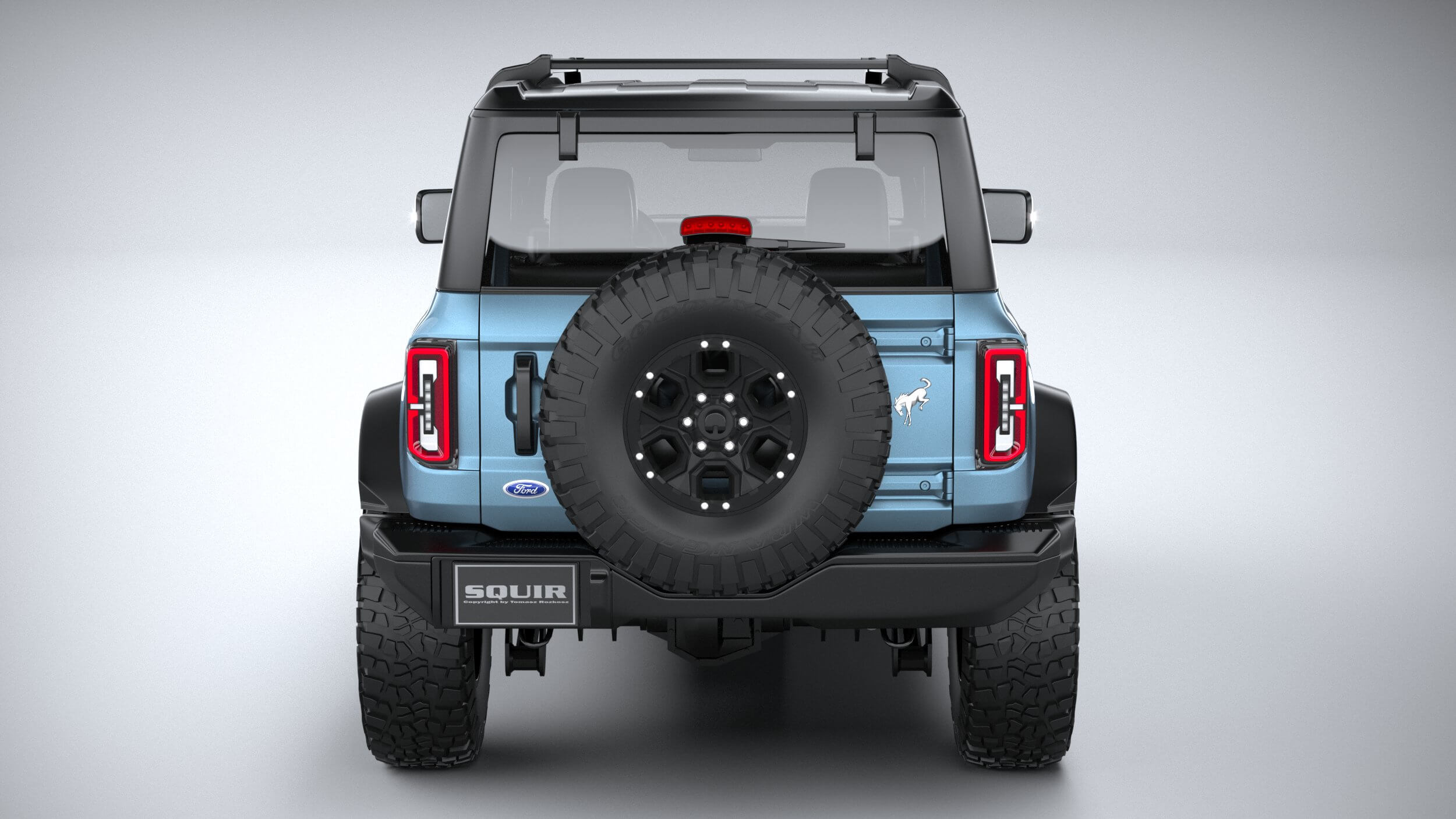 Ford Bronco Badlands 4-Door 2021 3D Model by SQUIR