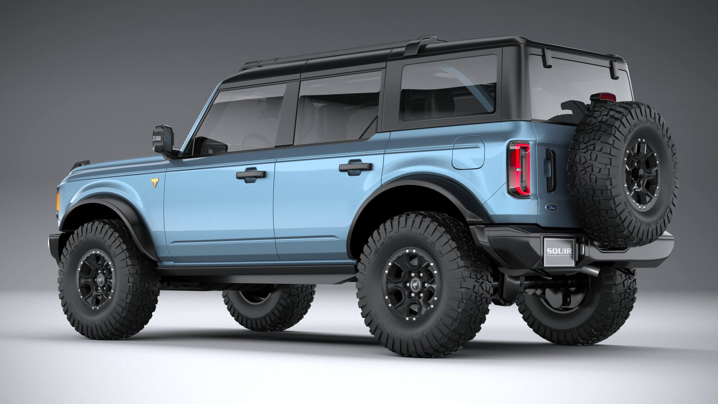 Ford Bronco Badlands 4-Door 2021 3D Model by SQUIR