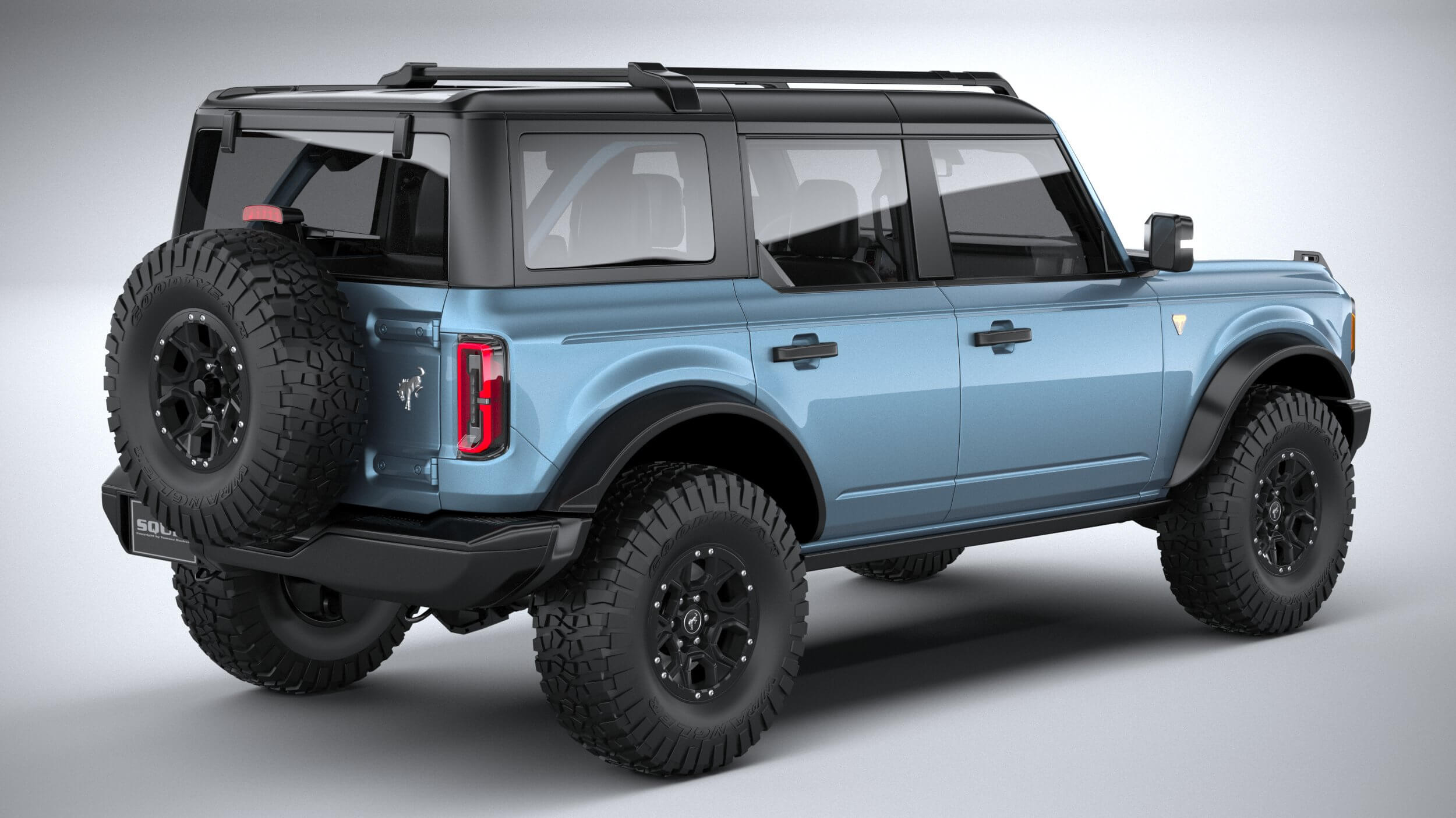 Ford Bronco Badlands 4-Door 2021 3D Model by SQUIR