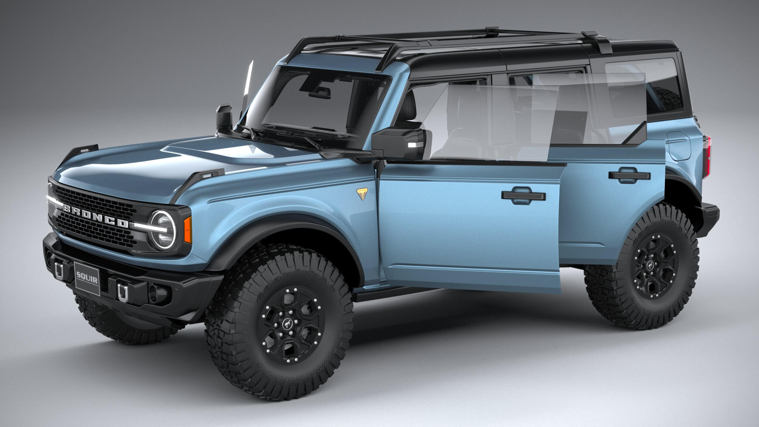 Ford Bronco Badlands 4-Door 2021 3D Model by SQUIR
