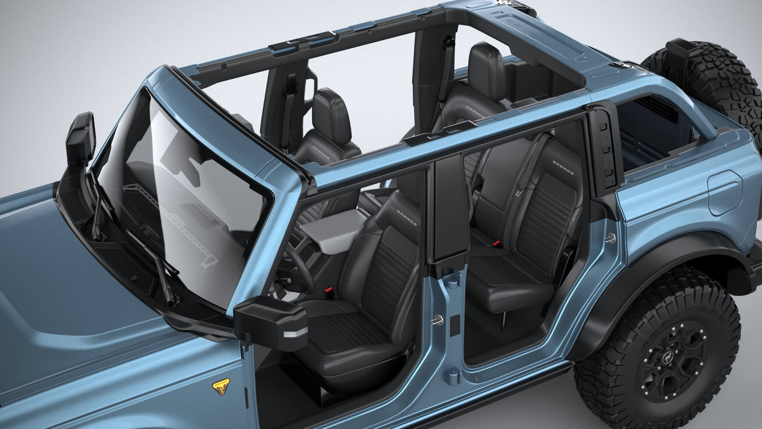 Ford Bronco Badlands 4-Door 2021 3D Model by SQUIR